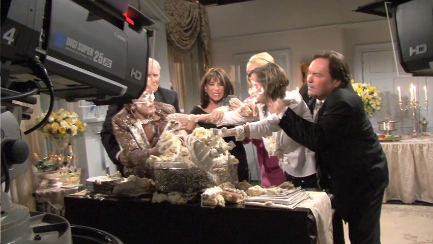 The Young and the Restless - Kay and Jill's Cake Fight Aftermath - The ...