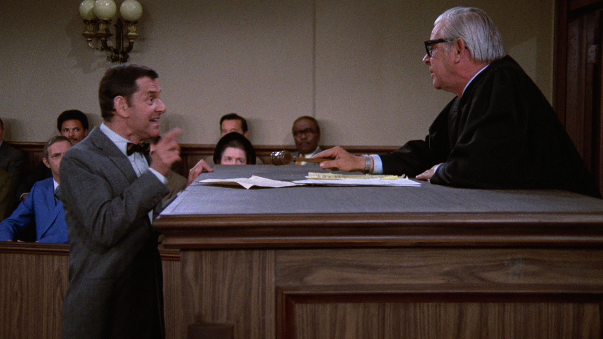 Classic Courtroom Scene