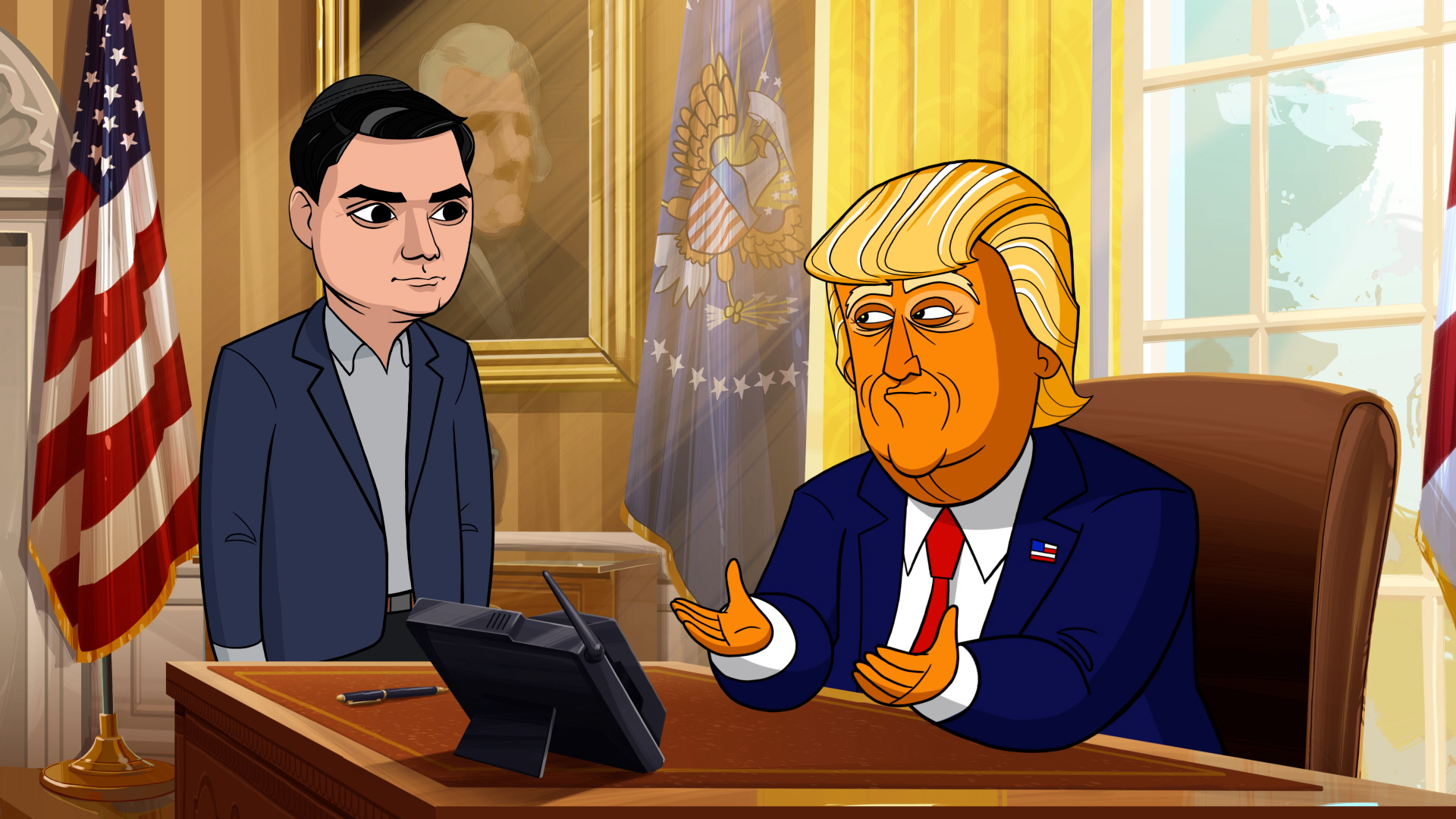 Guarda Our Cartoon President stagione 2 episodio 9: Salvate la Destra ...
