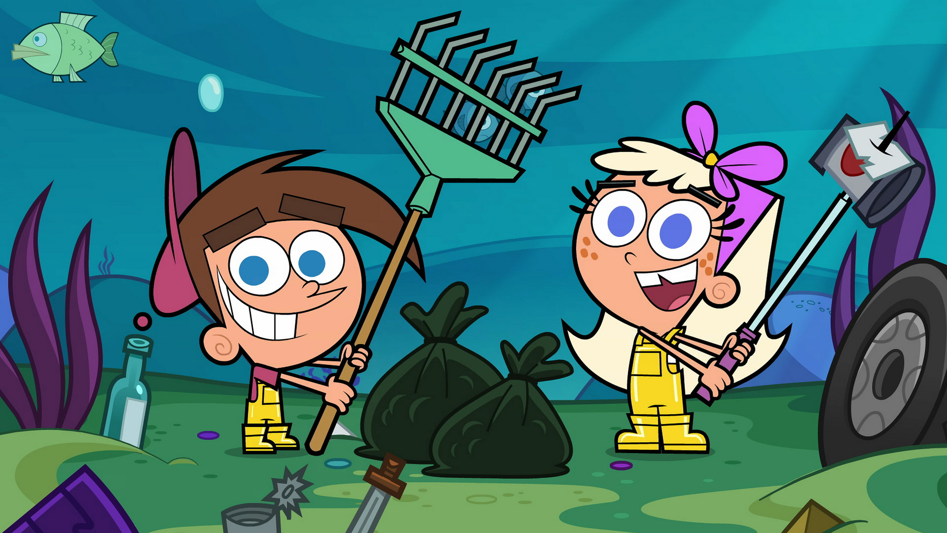 Ver Los Padrinos Mágicos Temporada 10 Episodio 16 Los Padrinos Mágicos ¡reglas De Dadlantis