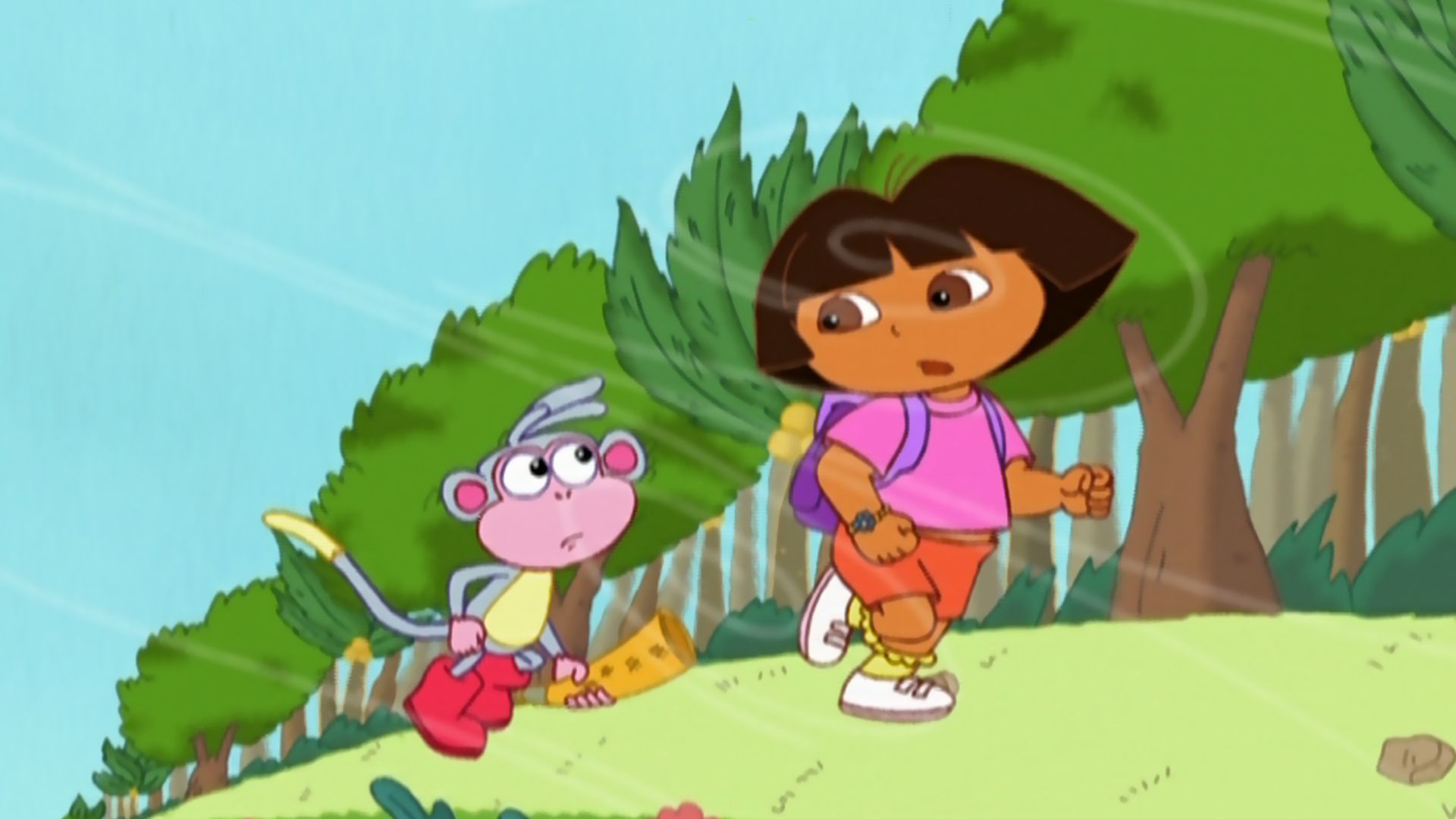 Mira Dora the Explorer, temporada 2, episodio 1: La gran tormenta en ...