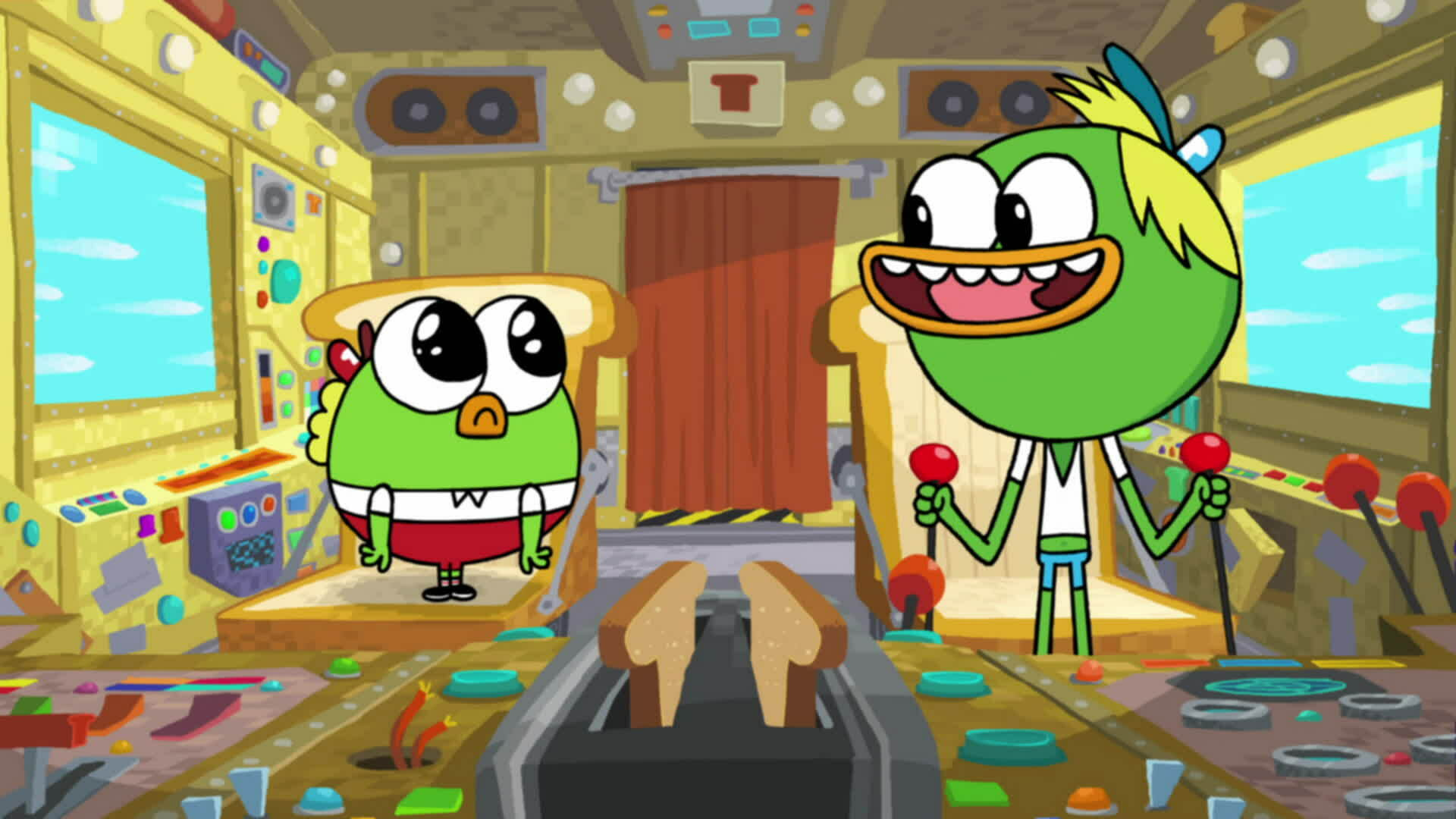 Mira Breadwinners, temporada 1, episodio 11: TNT-Midi / Polterganso en ...
