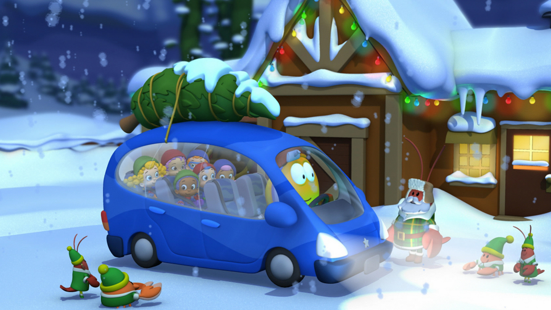 Mira Bubble Guppies, temporada 3, episodio 20: ¡Feliz Navi-Guppy-Dad ...