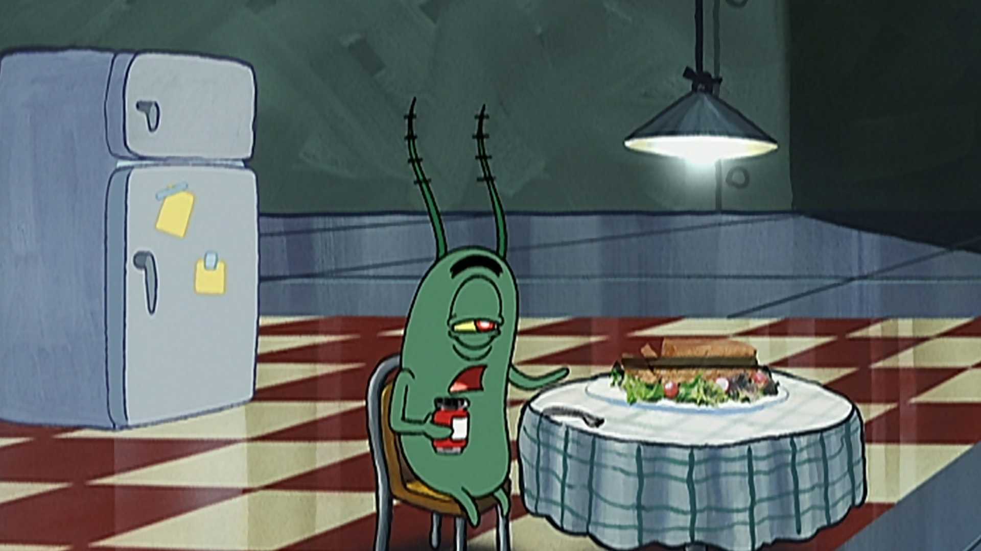 Bob Esponja Irritado Calca Quadrada