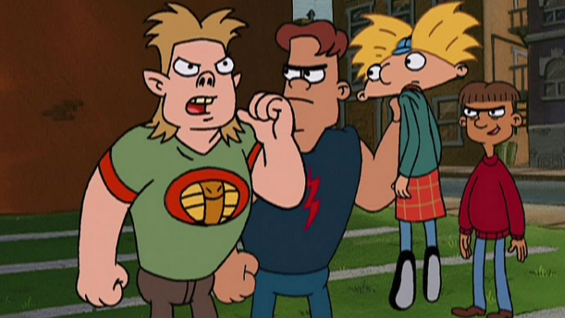 Mira ¡Oye Arnold!, temporada 5, episodio 4: El nuevo fanfarrón de la ...