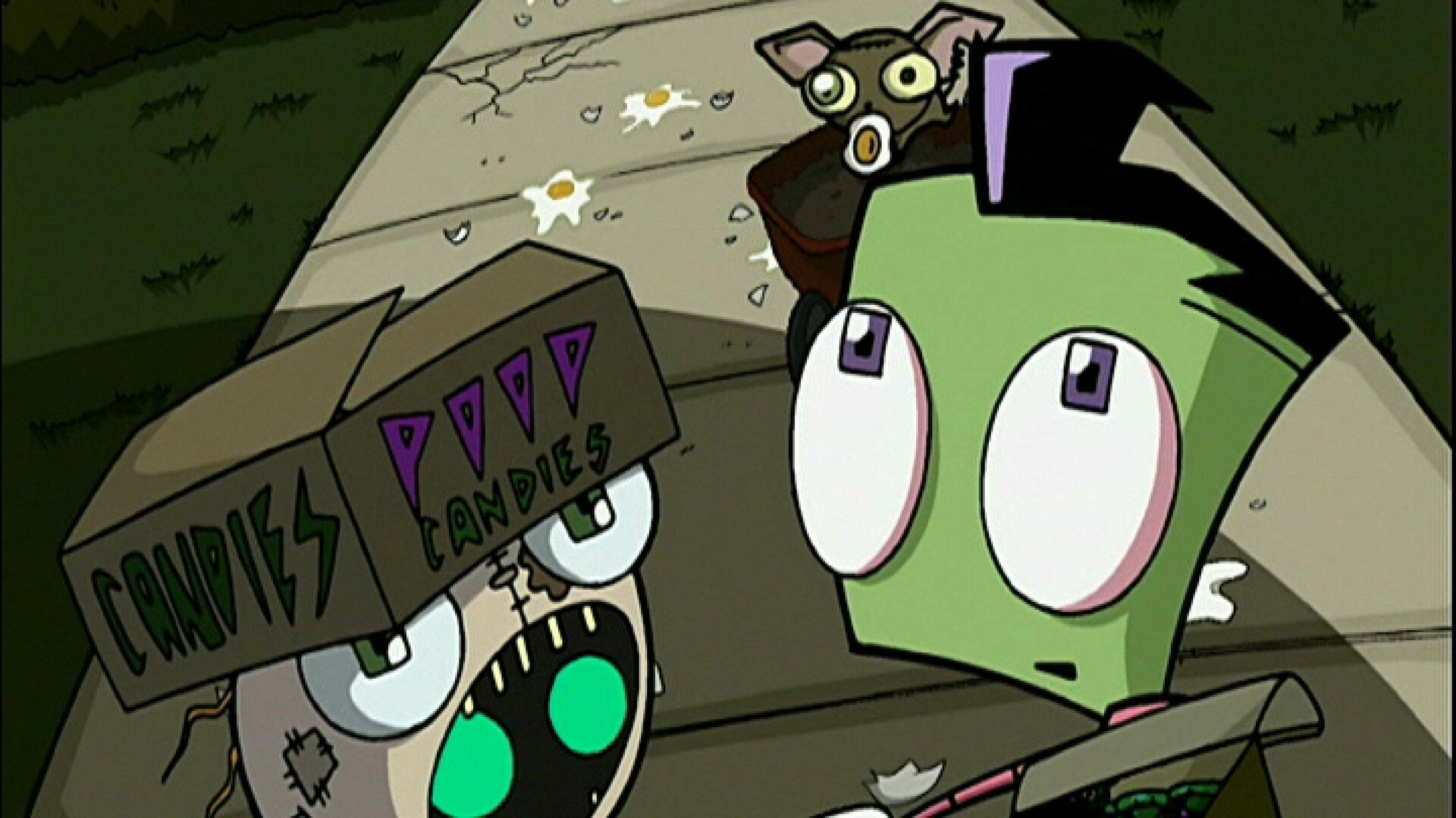 Mira Invasor Zim, temporada 1, episodio 14: De puerta en puerta / La ...