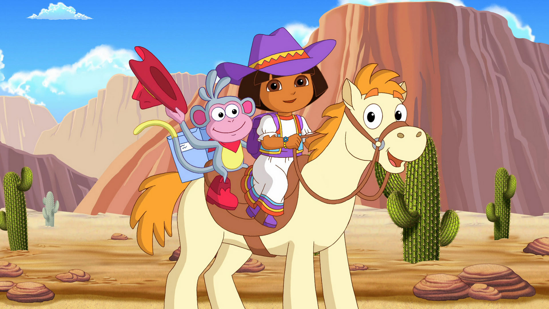 Dora The Explorer Pinto The Pony Express Moshi And Friends Junior