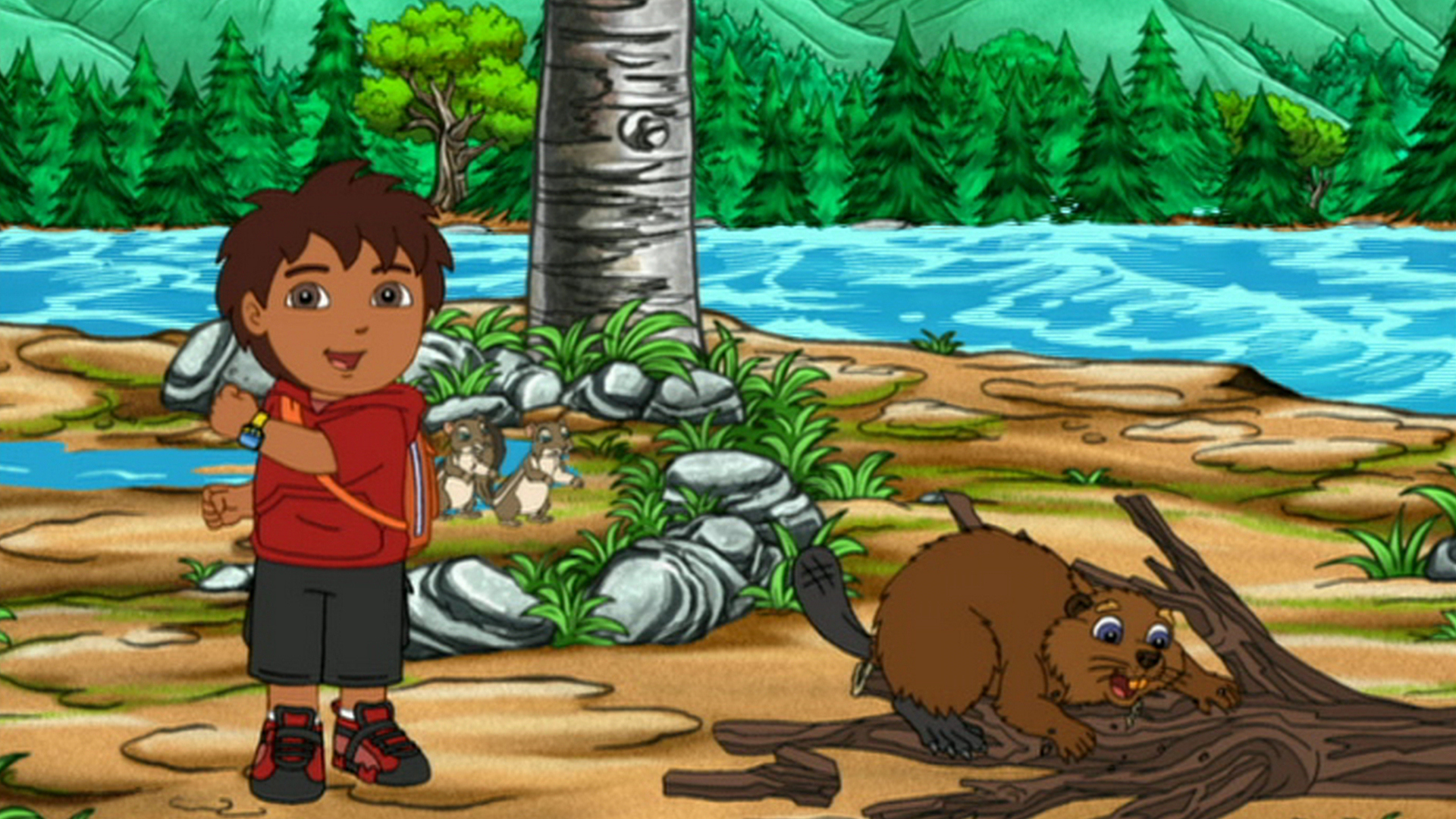 Regarder l’épisode 11, saison 4 de Go Diego : Le barrage des castors ...