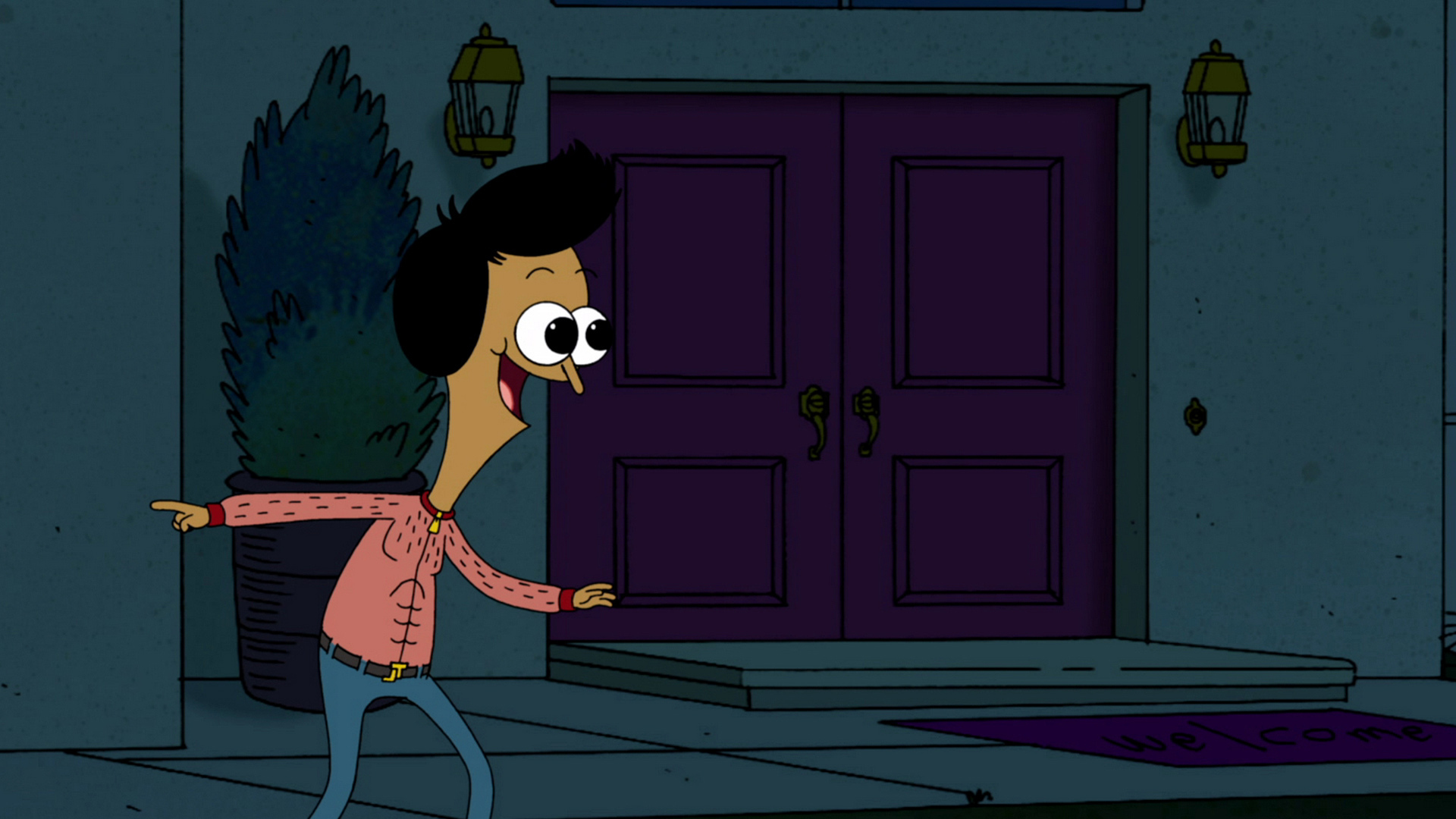 Sanjay And Craig Characters Watch The Cartoon Version Of Anthony