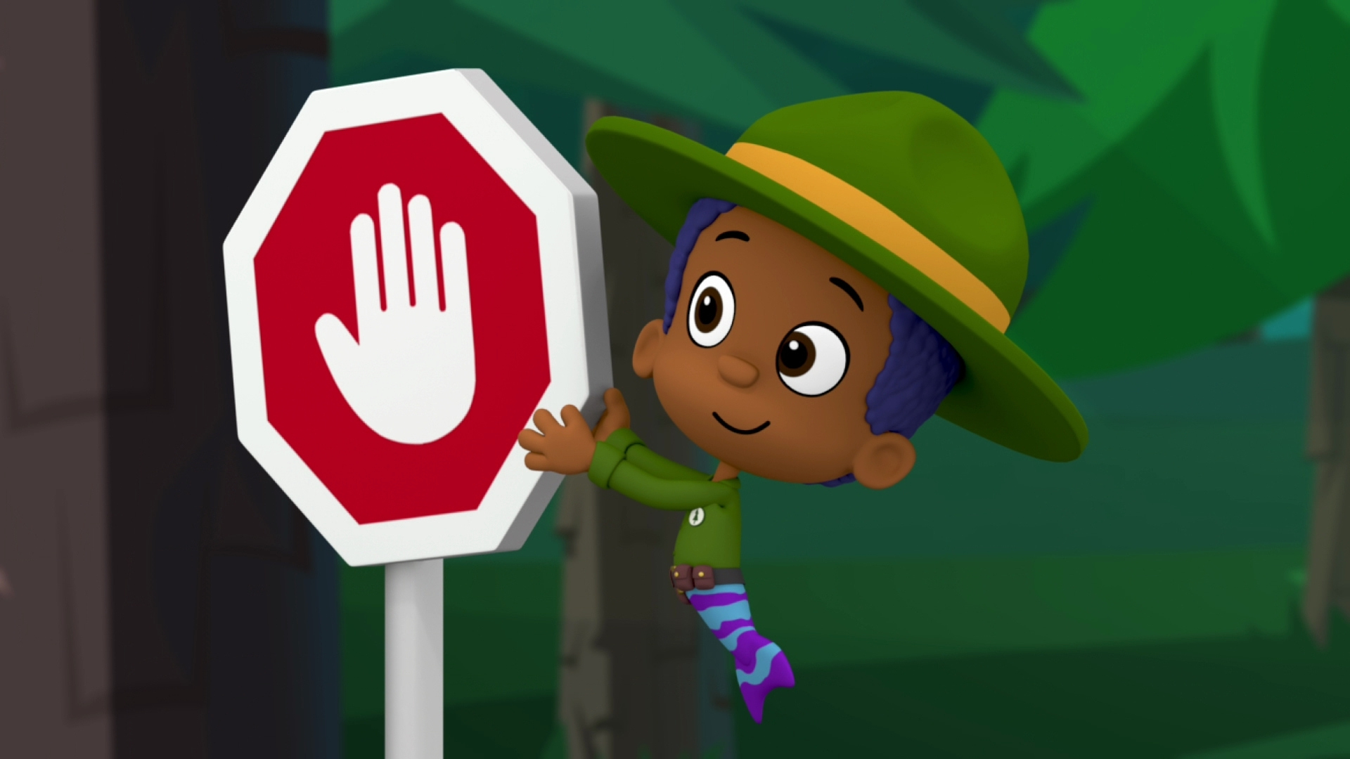 Gran Círculo En Un Bubble Guppies