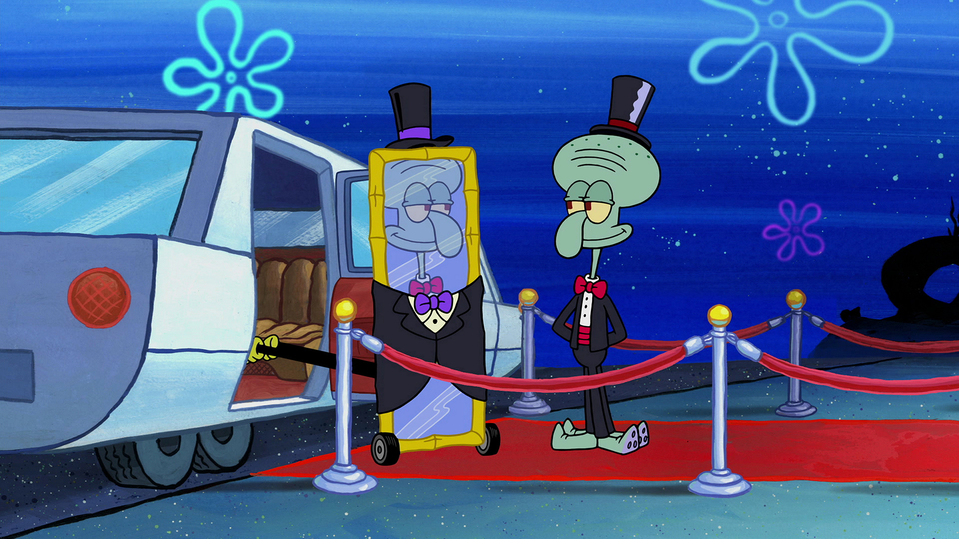 Spongebob E Squiddy Sotto La Doccia Squiddi In Realtà Si Preoccupa Di