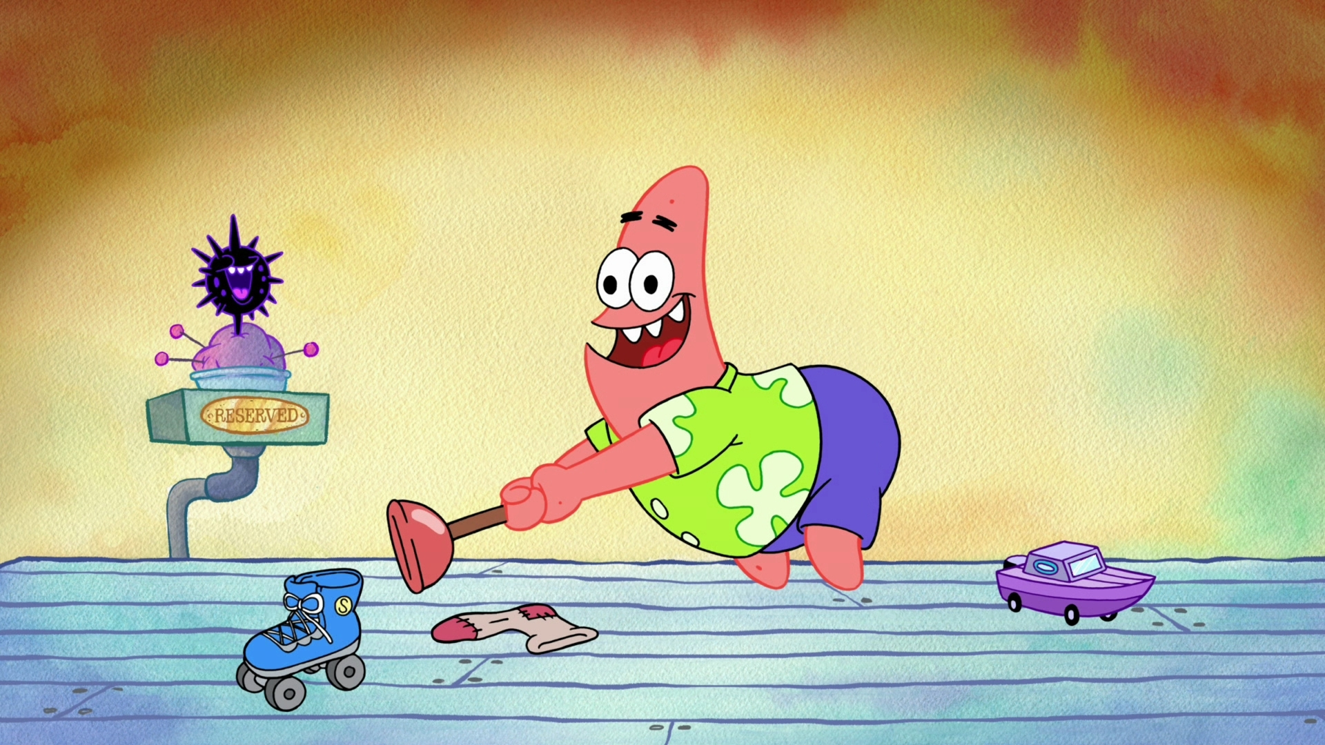 Mira El Show de Patricio Estrella, temporada 1, episodio 2: Guerra de ...