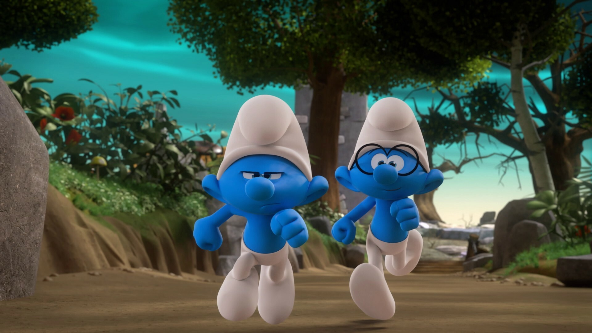 Mira Los Pitufos, temporada 1, episodio 17: Pitufitormenta Pierde Su ...