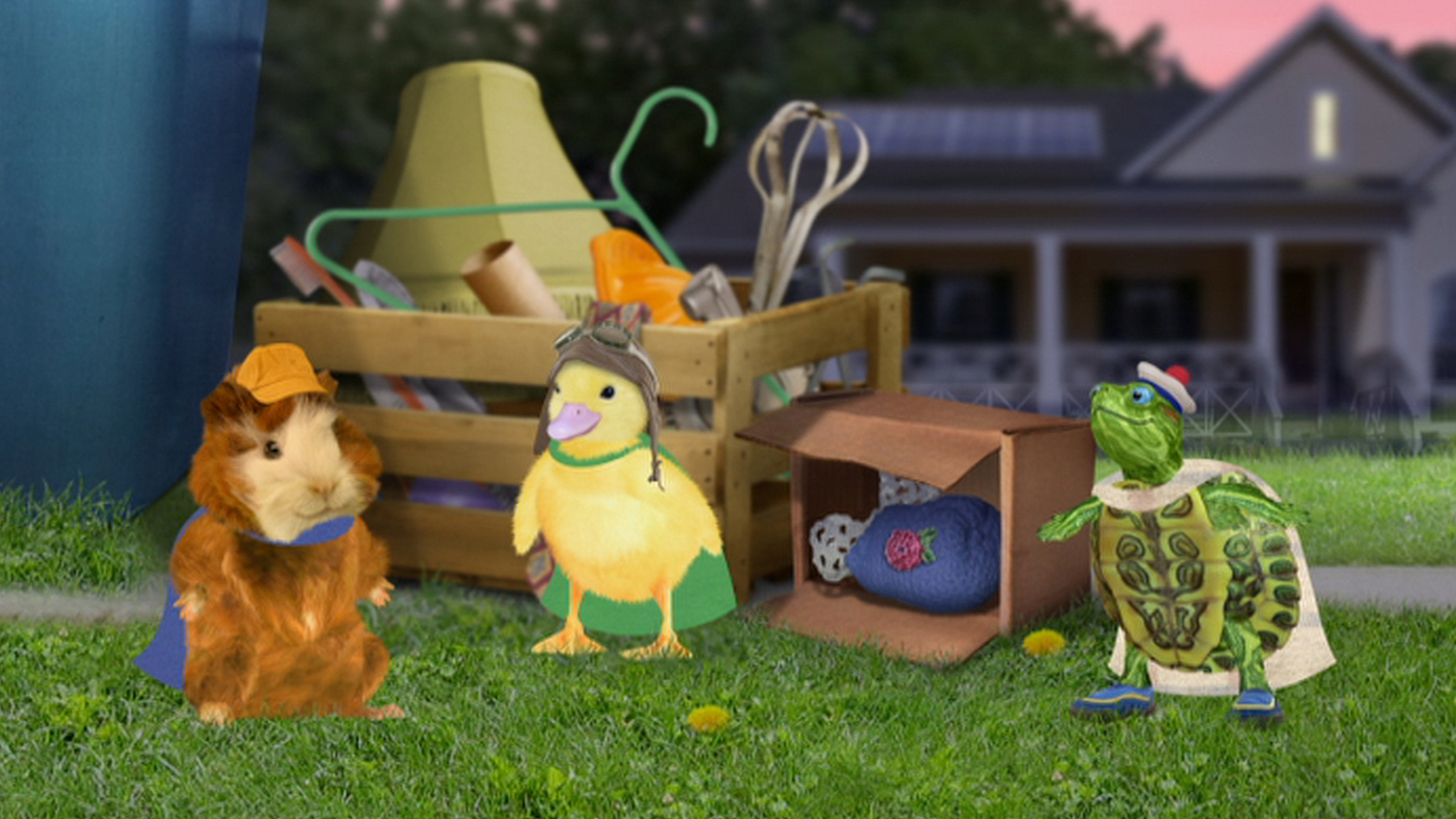 Schaue dir Die Wonder Pets Staffel 3 Folge 5: Rettet den Waschbären ...