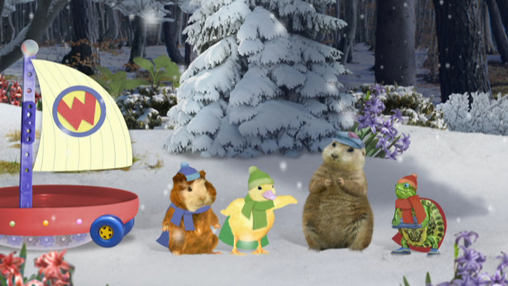Schaue dir Die Wonder Pets Staffel 3 Folge 19: Helft dem Murmeltier ...