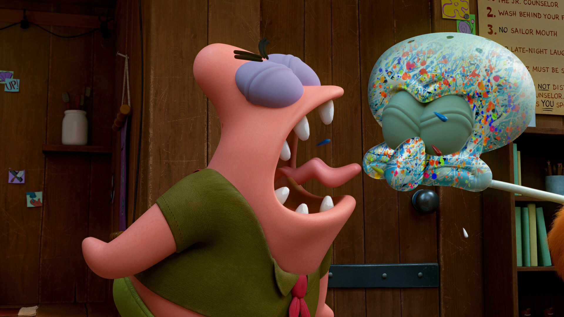 Watch Kamp Koral: SpongeBob's Under Years Season 1 Episode 19: Painting ...