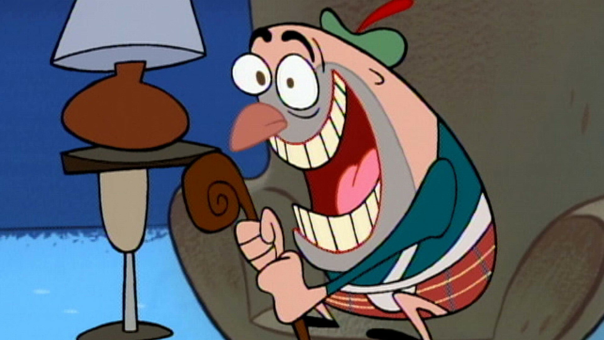 Watch The Ren & Stimpy Show Season 3 Episode 8: Hard Times for Haggis ...
