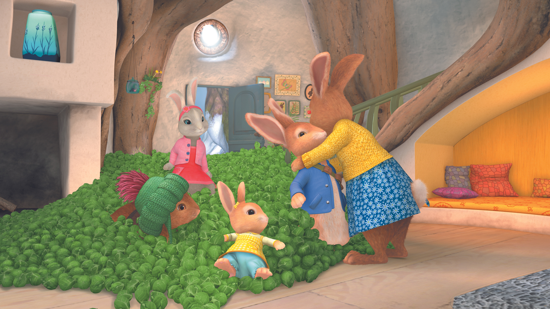 Mira Peter Rabbit, temporada 1, episodio 5: El cuento del gato enojado ...