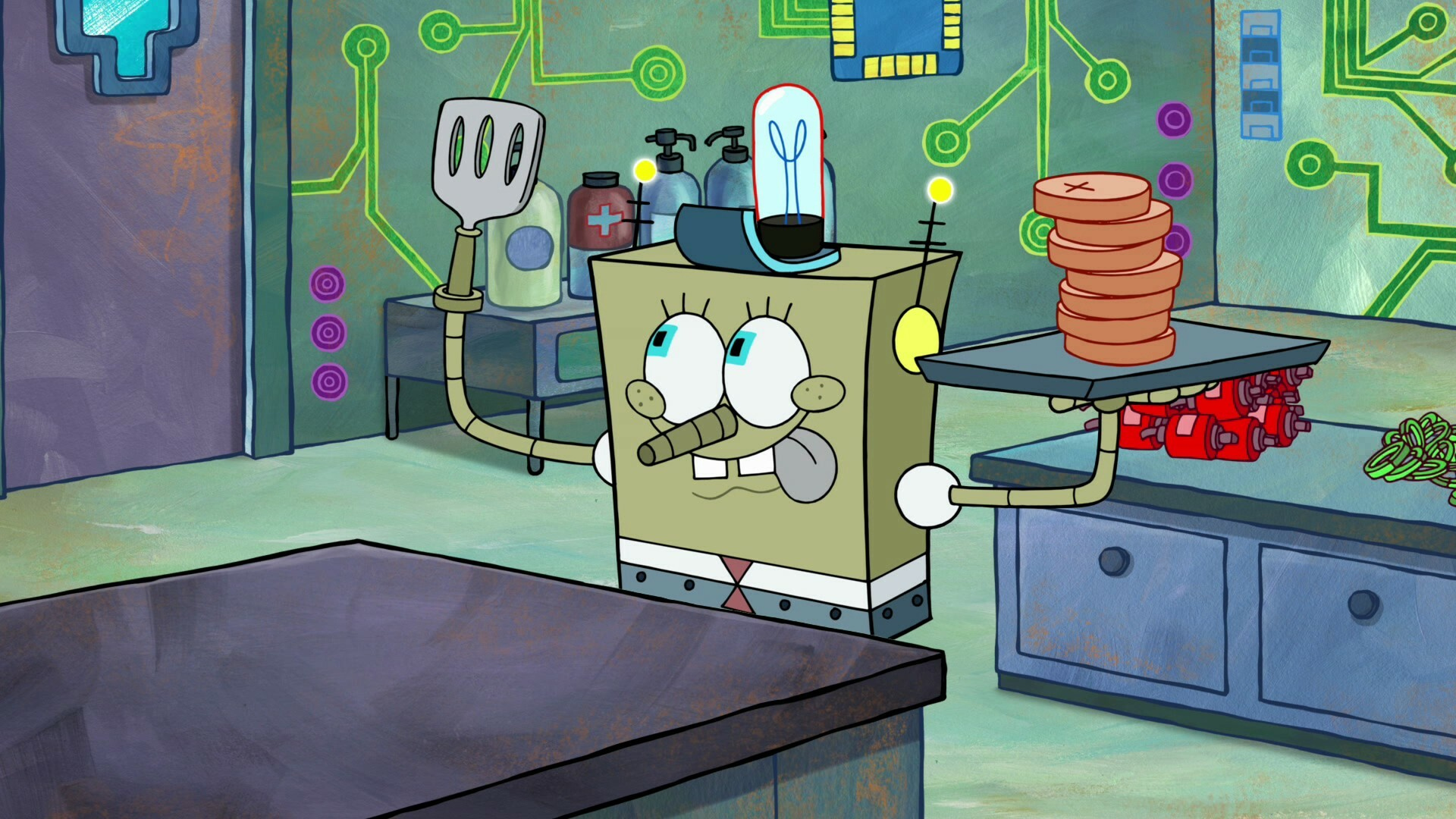 Guarda SpongeBob stagione 13 episodio 12: Benvenuti a Binary Bottom/Al ...