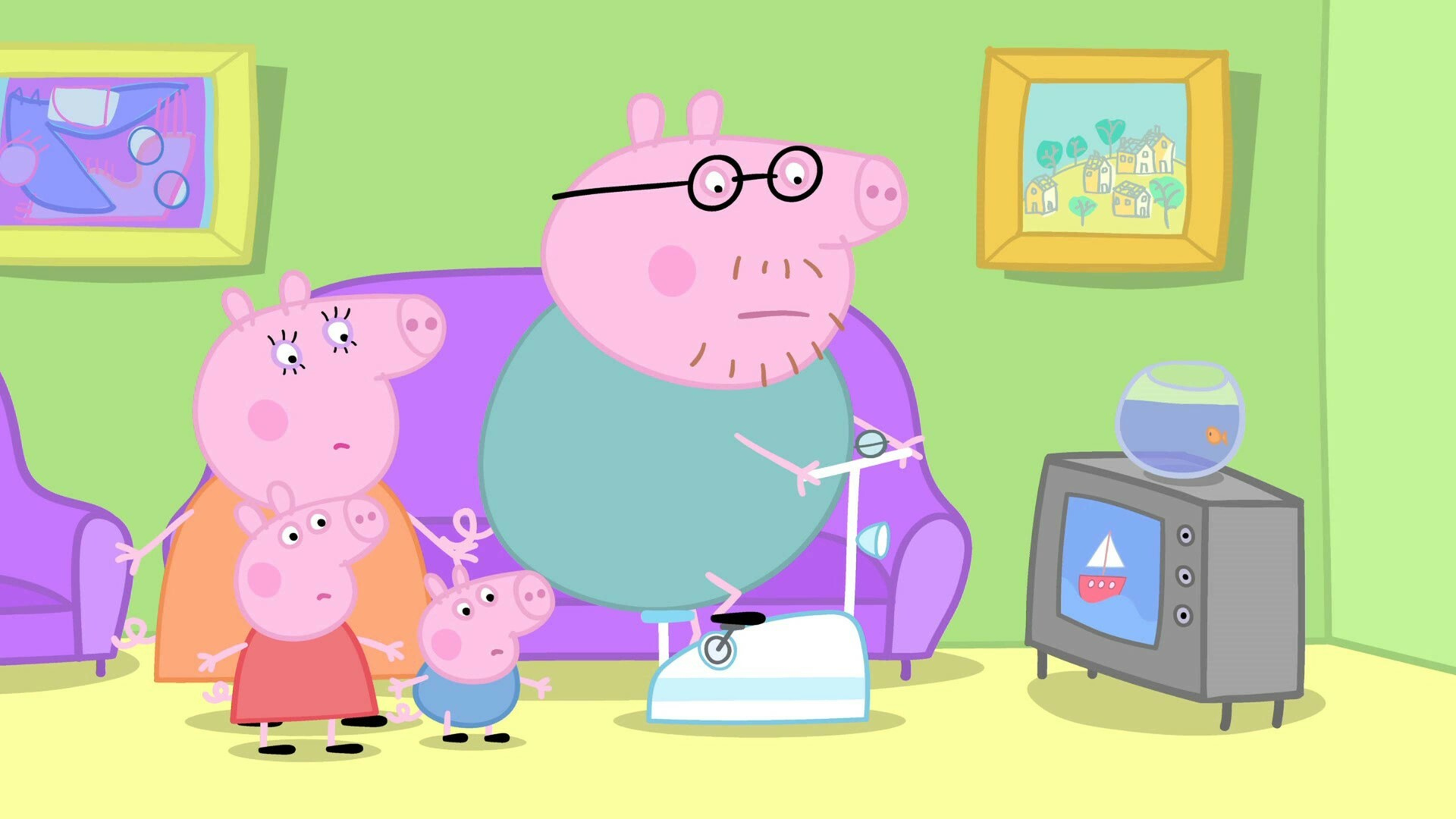 Peppa Pig: Peppa Pig - Papa wird fit schauen - Ganze Serie auf ...