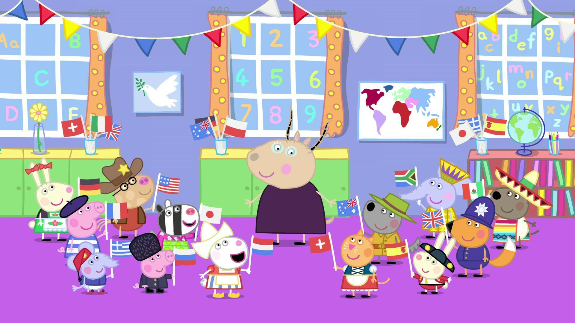 Watch Peppa Pig Season 5 Episode 8: Peppa Pig - International Day ...