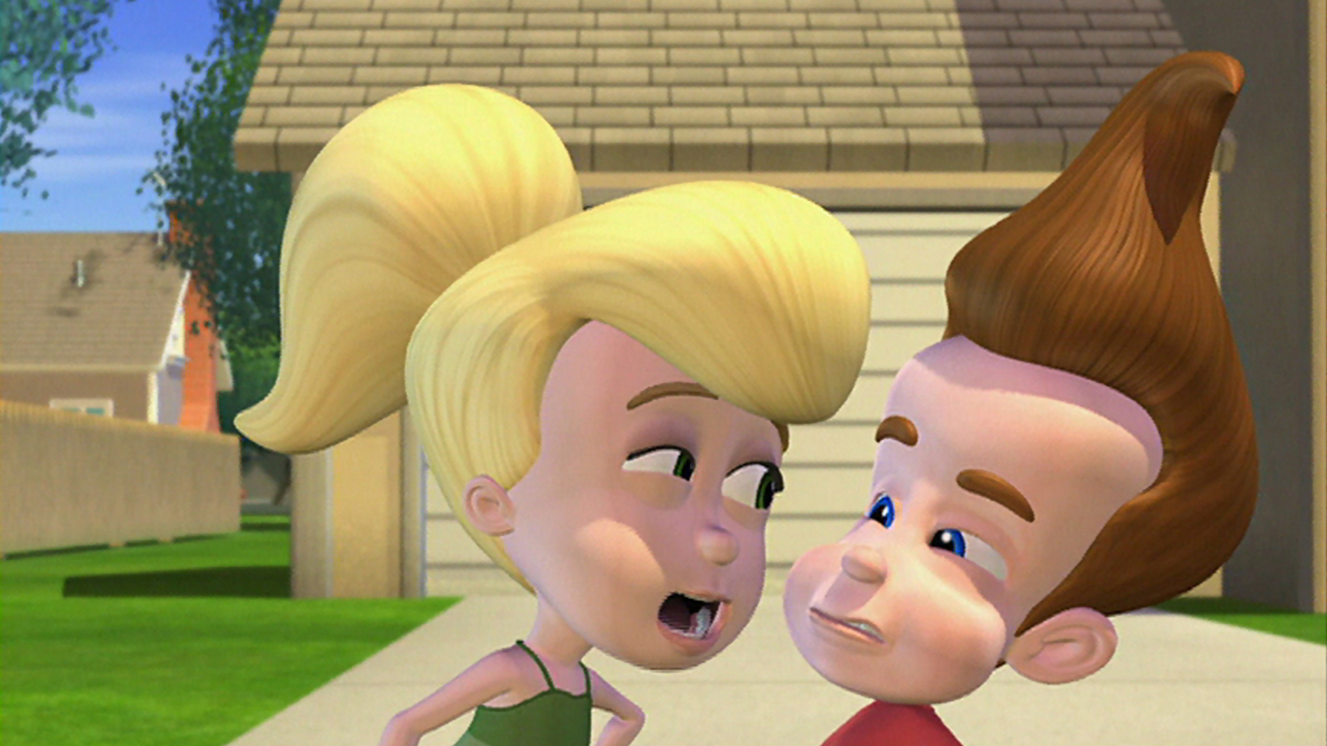 Jimmy Neutron And Cindy Vortex Kiss