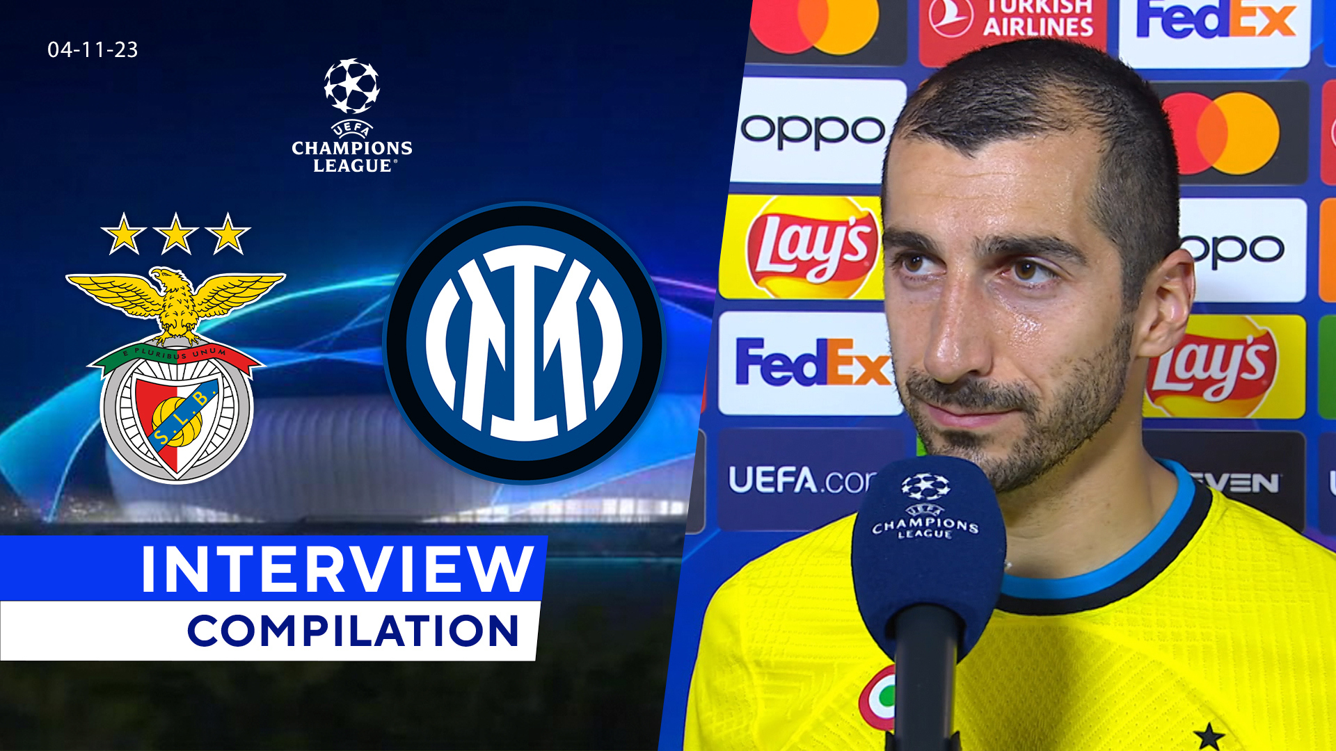 Watch UEFA Champions League Season 2023 Episode 0: Interview Compilation: Benfica vs. Inter ...