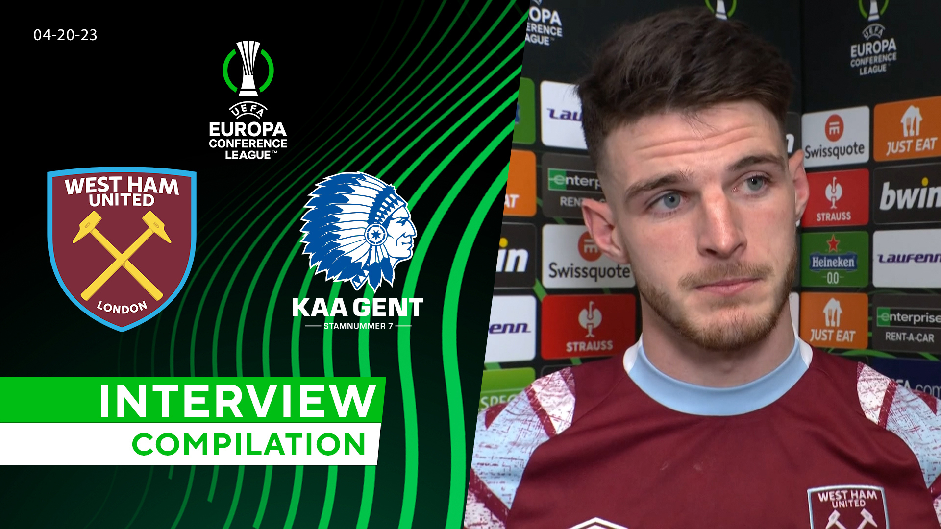 Watch UEFA Europa Conference League: Interview Compilation: West Ham vs ...