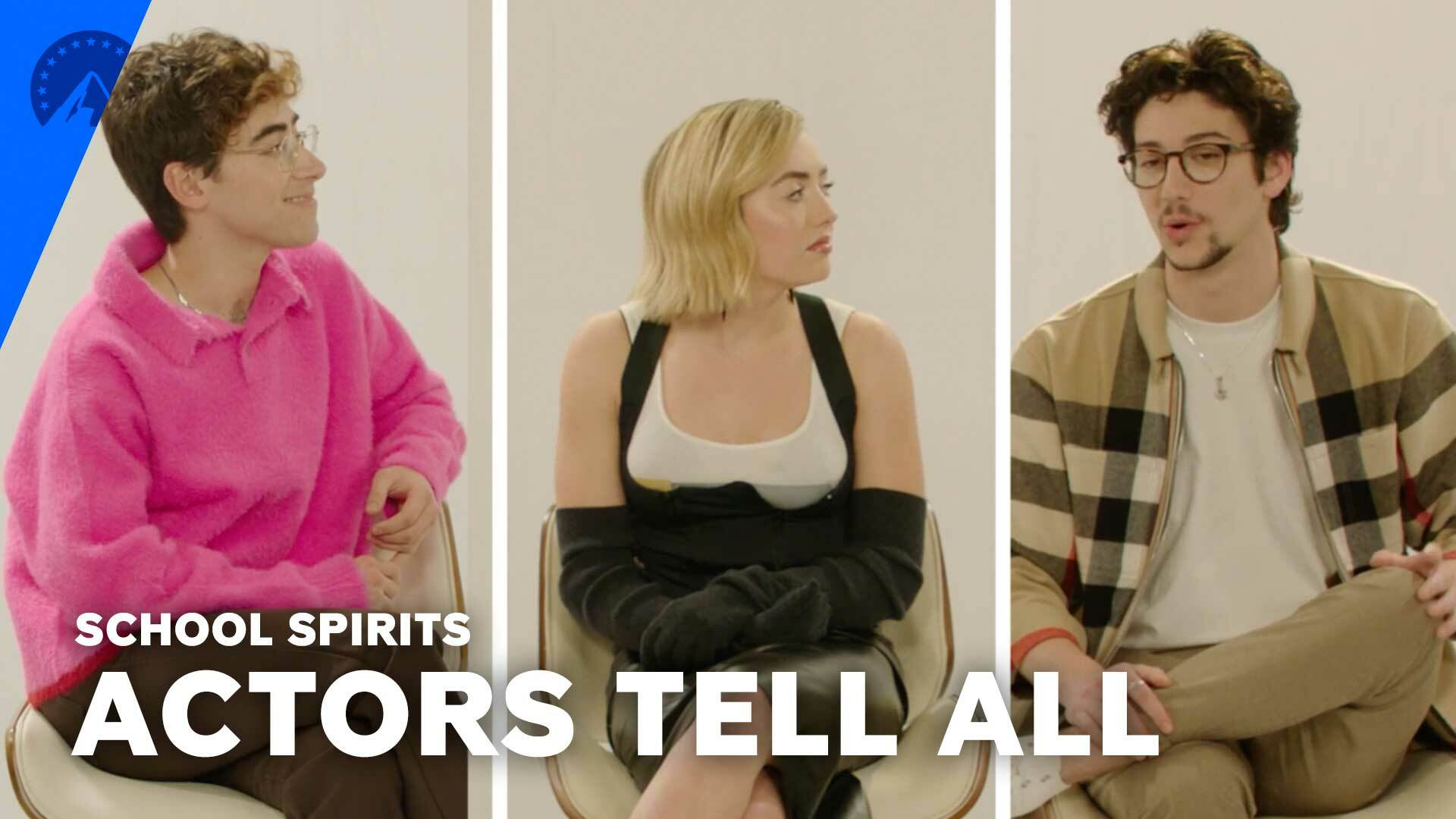 Watch School Spirits Season Episode : School Spirits | Actors Tell All | Paramount+ - Paramount+