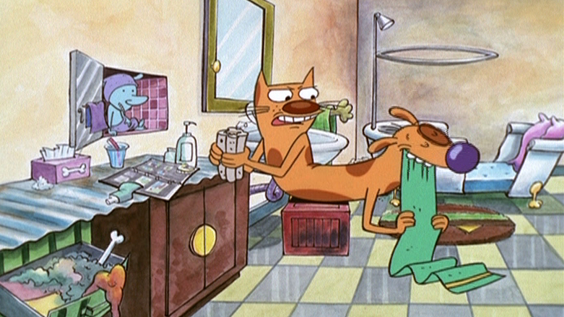 Schaue dir CatDog Staffel 1 Folge 6: Reingelegt / Das Klassentreffen an ...