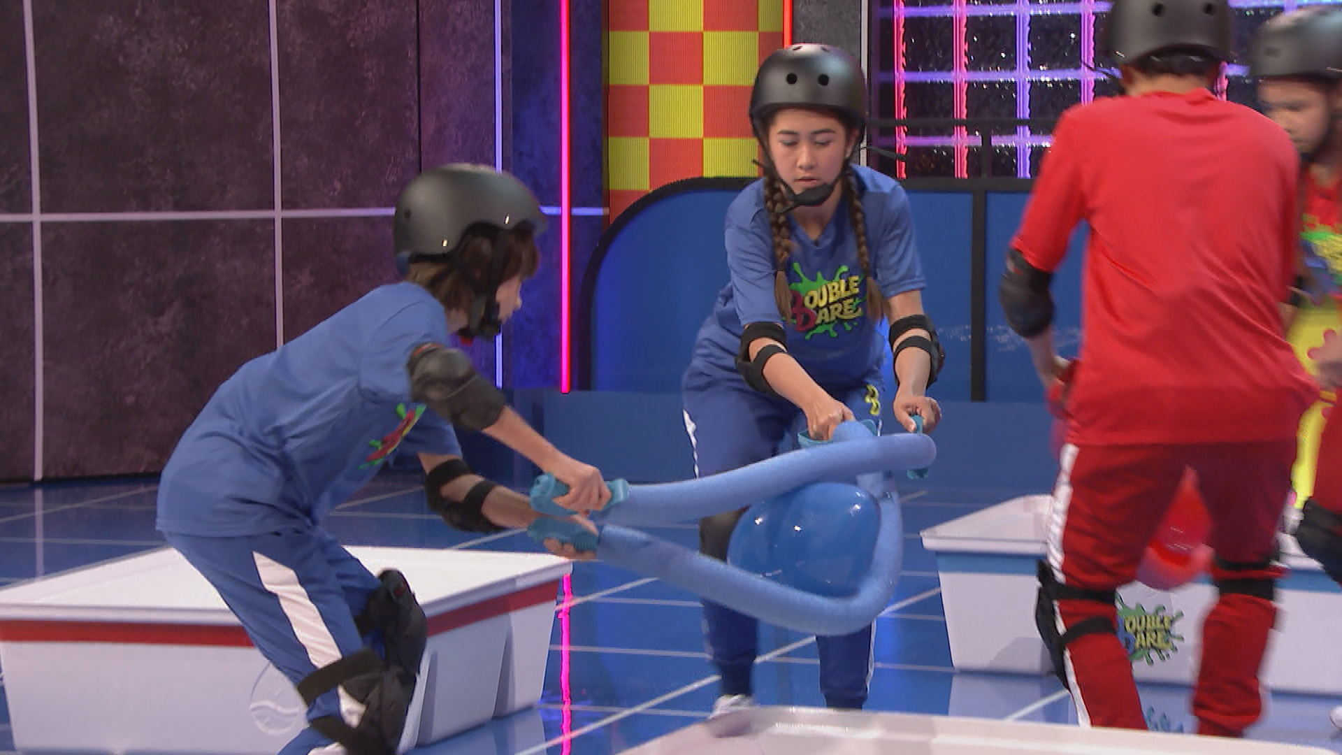 Watch Double Dare Season 1 Episode 4: Sisters on a Roll vs. Synergy ...