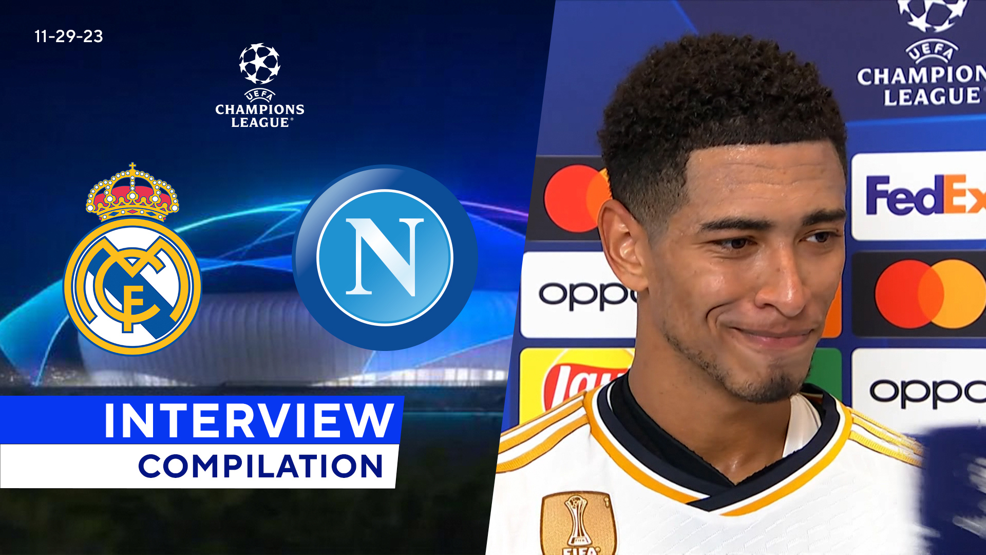 Watch UEFA Champions League Season 2024 Episode 0: Interview Compilation: Real Madrid vs. Napoli ...