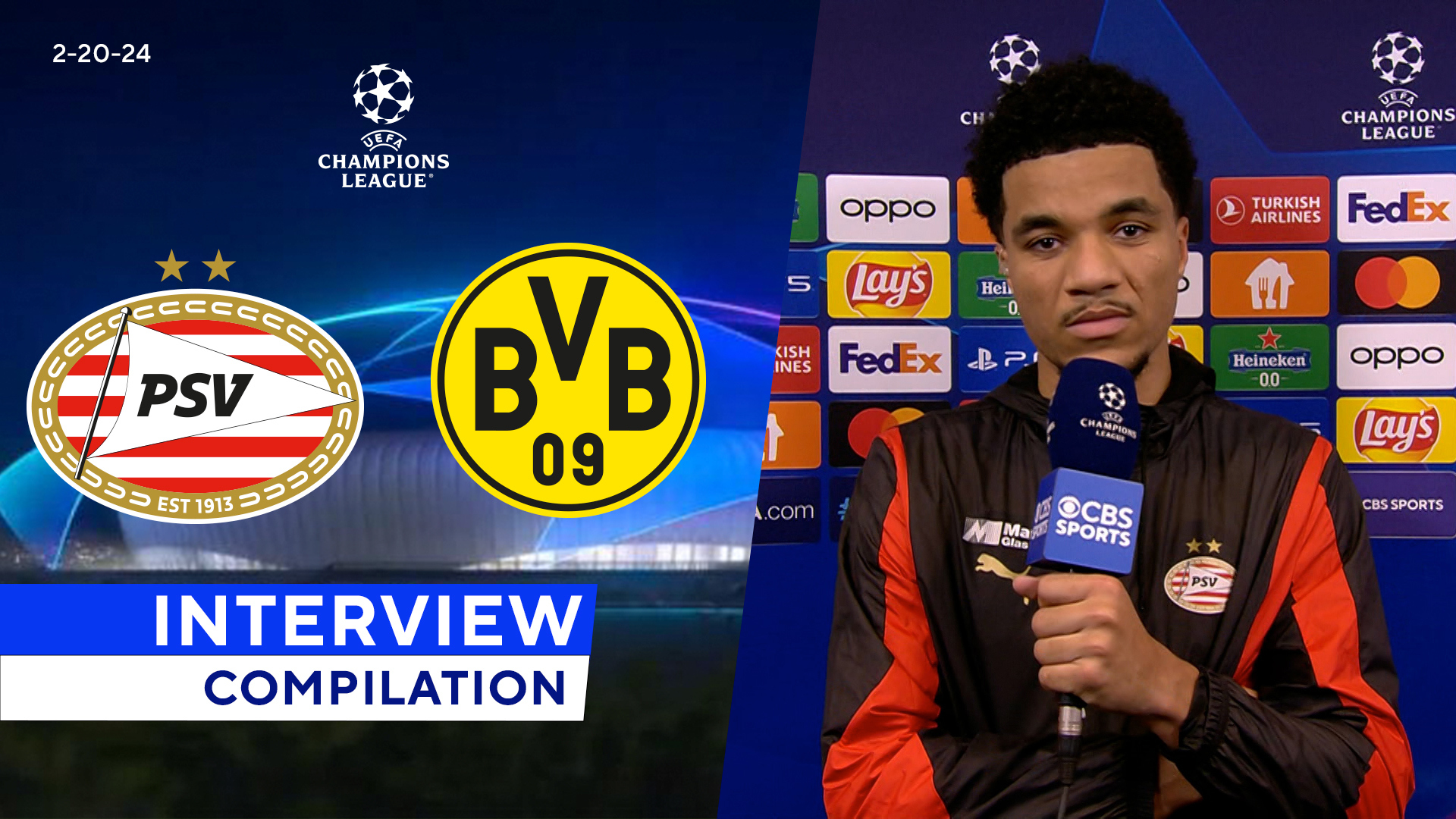 Watch UEFA Champions League Season 2024 Episode 0: Interview Compilation: PSV vs. Borussia ...