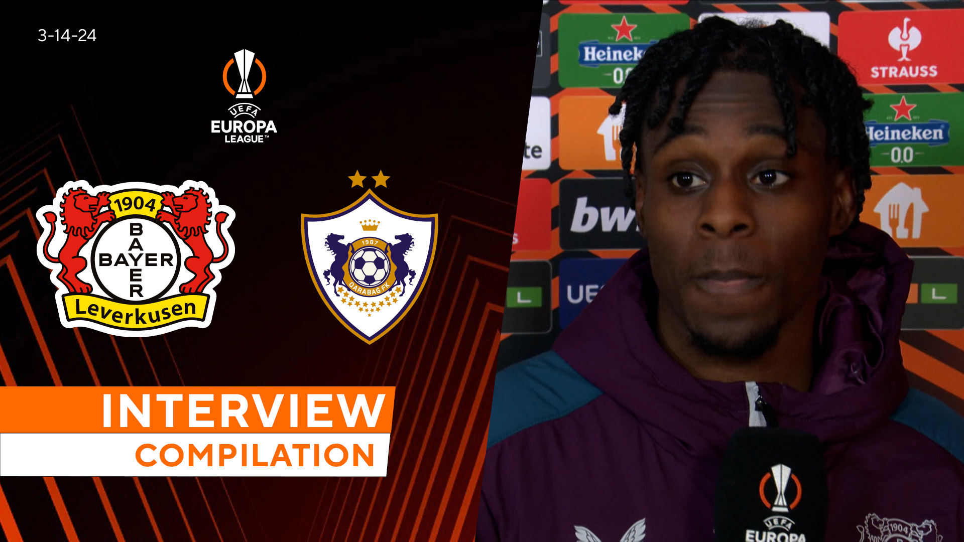 Watch UEFA Europa League Season 2024 Episode 0: Interview Compilation: Bayer Leverkusen vs ...