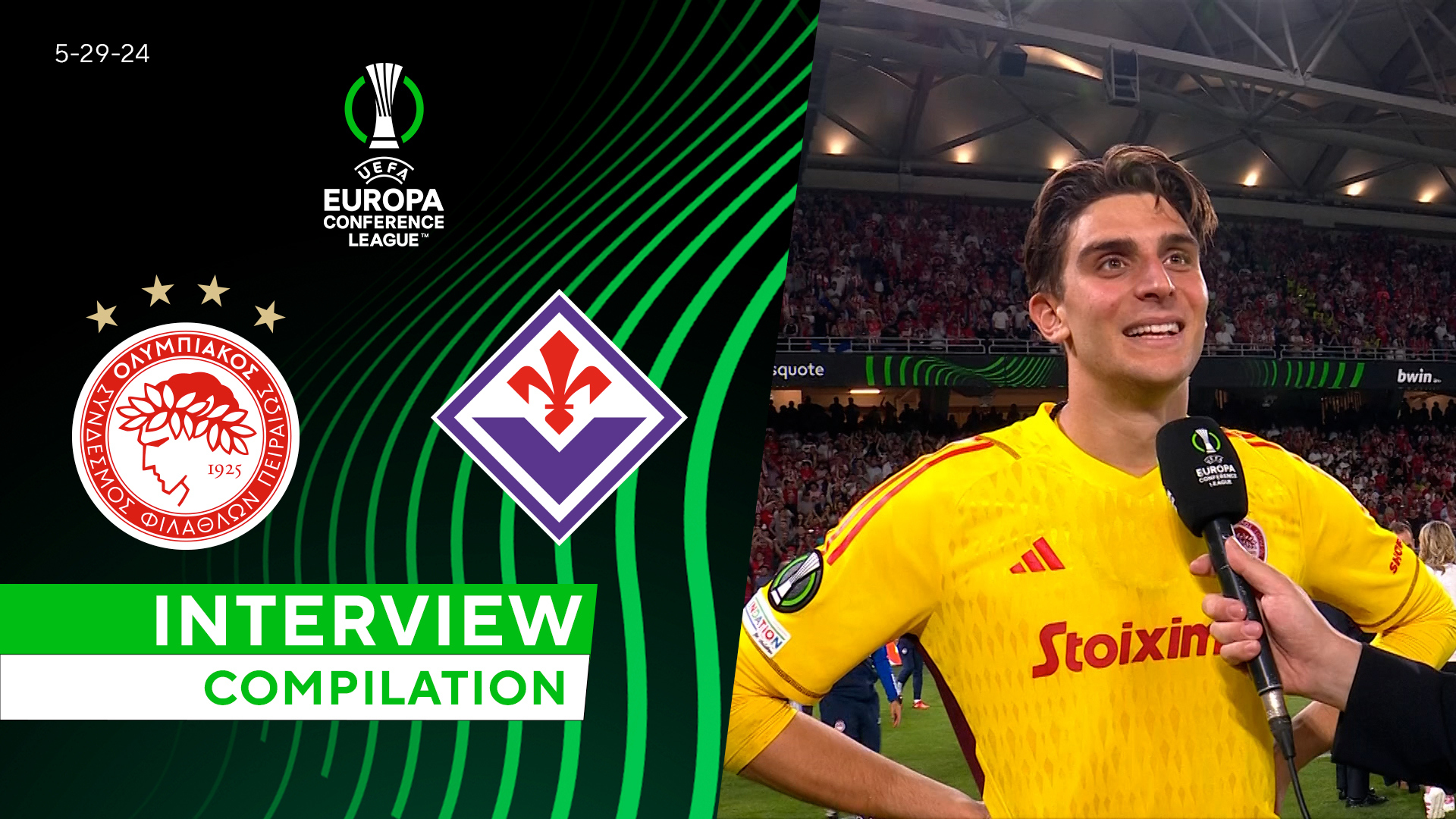 Watch UEFA Europa Conference League Season 2024 Episode 0: Interview Compilation: Olympiacos vs ...