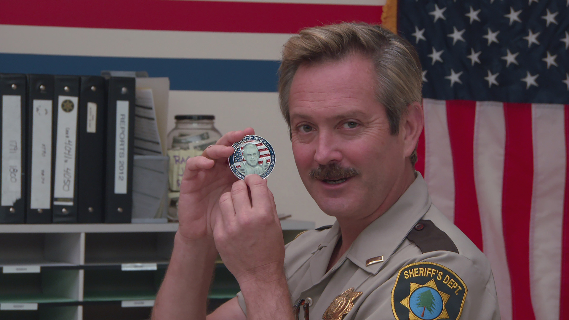Watch RENO 911!: RENO 911! - Dangle's Mike Pence Challenge Coin - Full ...