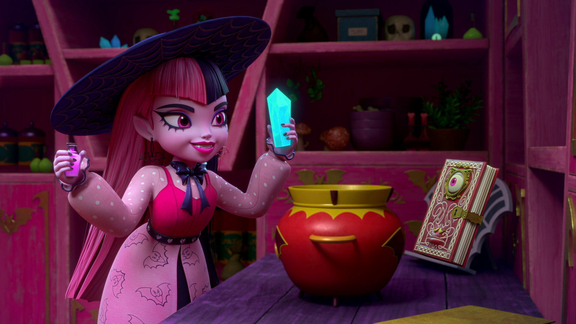 Watch Monster High Season 1 Episode 25: Witchful Thinking/Monster Match ...