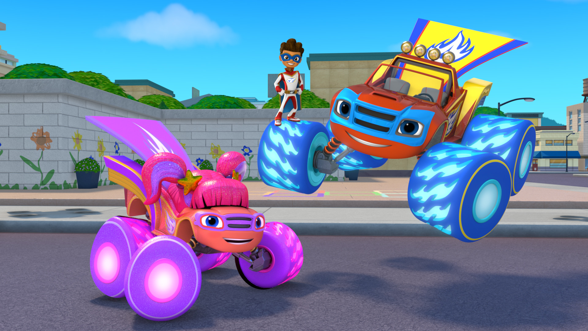 Watch Blaze and the Monster Machines Season 7 Episode 13: Super Wheels ...