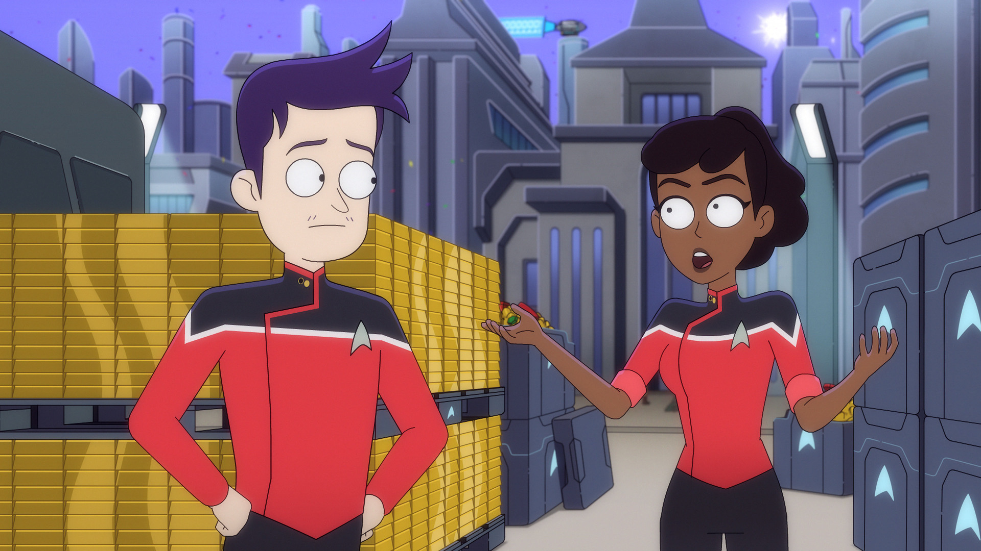 Watch Star Trek: Lower Decks Season 5 Episode 2: Star Trek: Lower Decks - Shades of Green ...