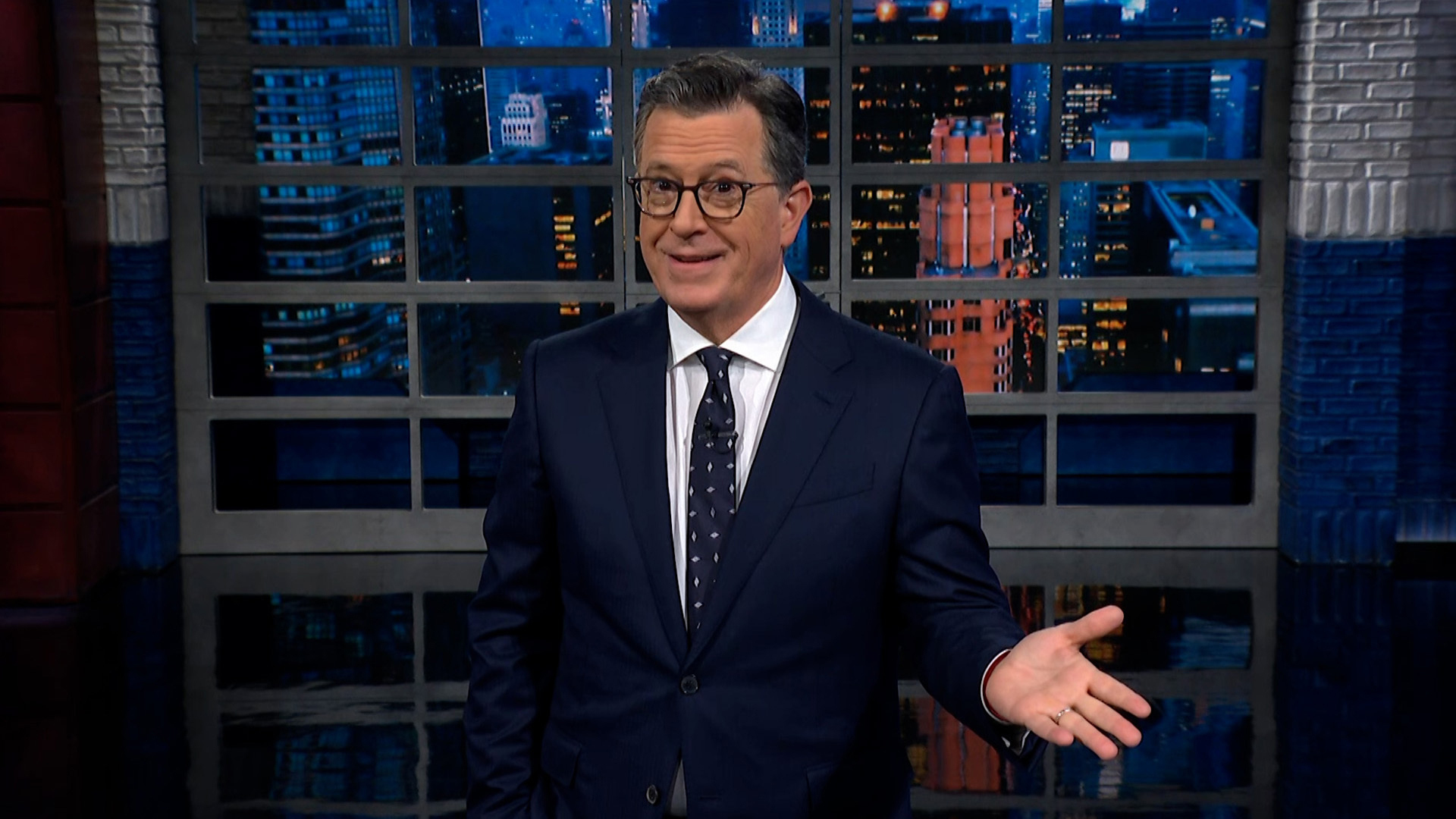 Watch The Late Show with Stephen Colbert: Wild Fires | Wicked Web Links | Meet Susie Wiles ...