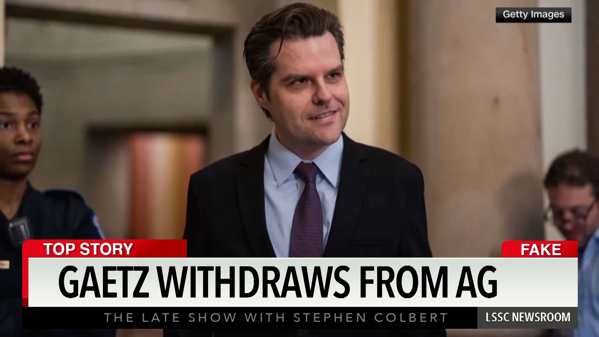 Watch The Late Show with Stephen Colbert: GOP Senators Give Matt Gaetz ...