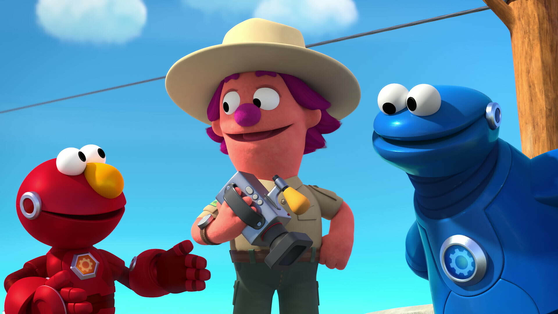 Watch Sesame Street Mecha Builders Season 1 Episode 20: The Zipline ...