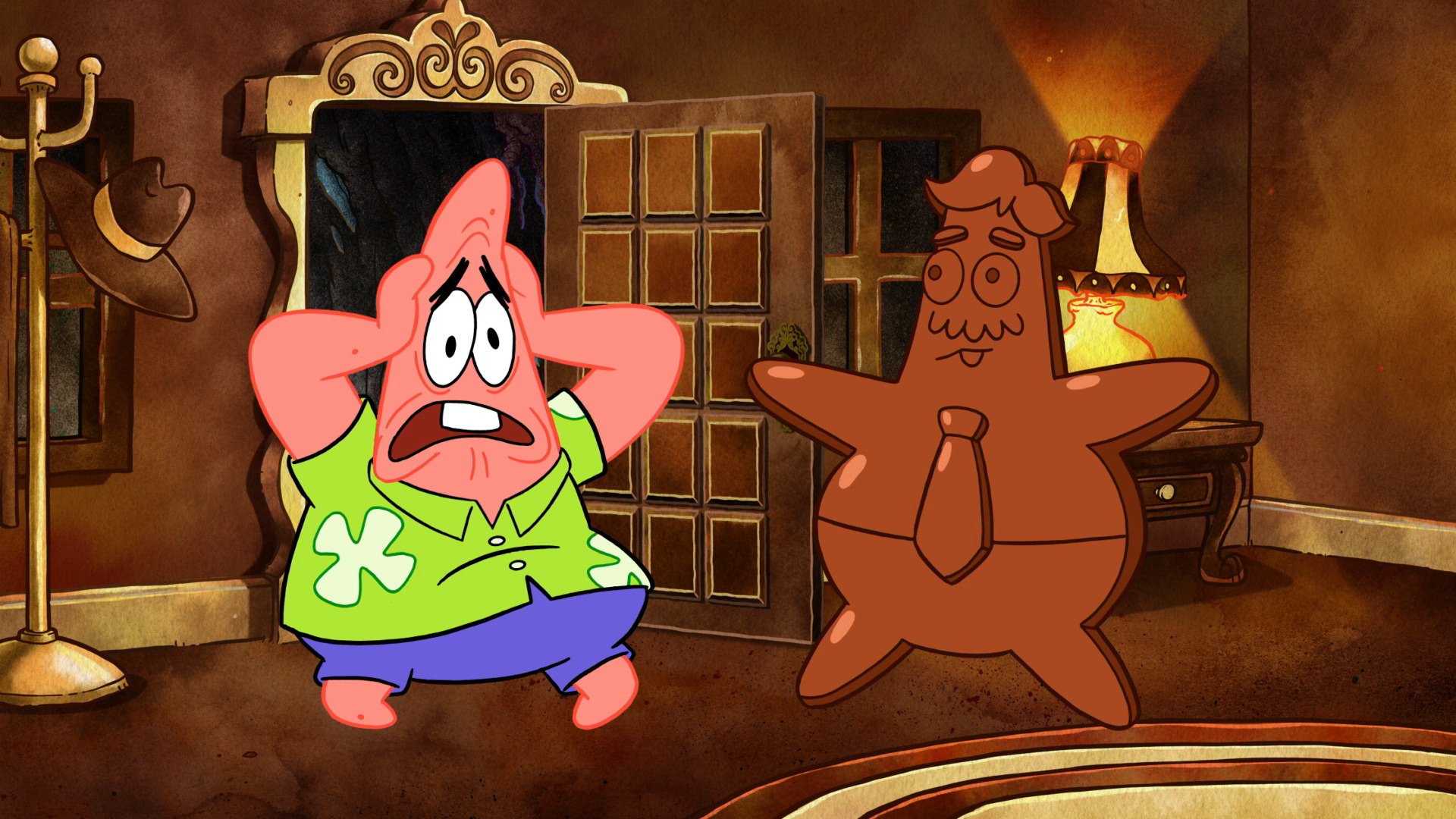 brown patrick star