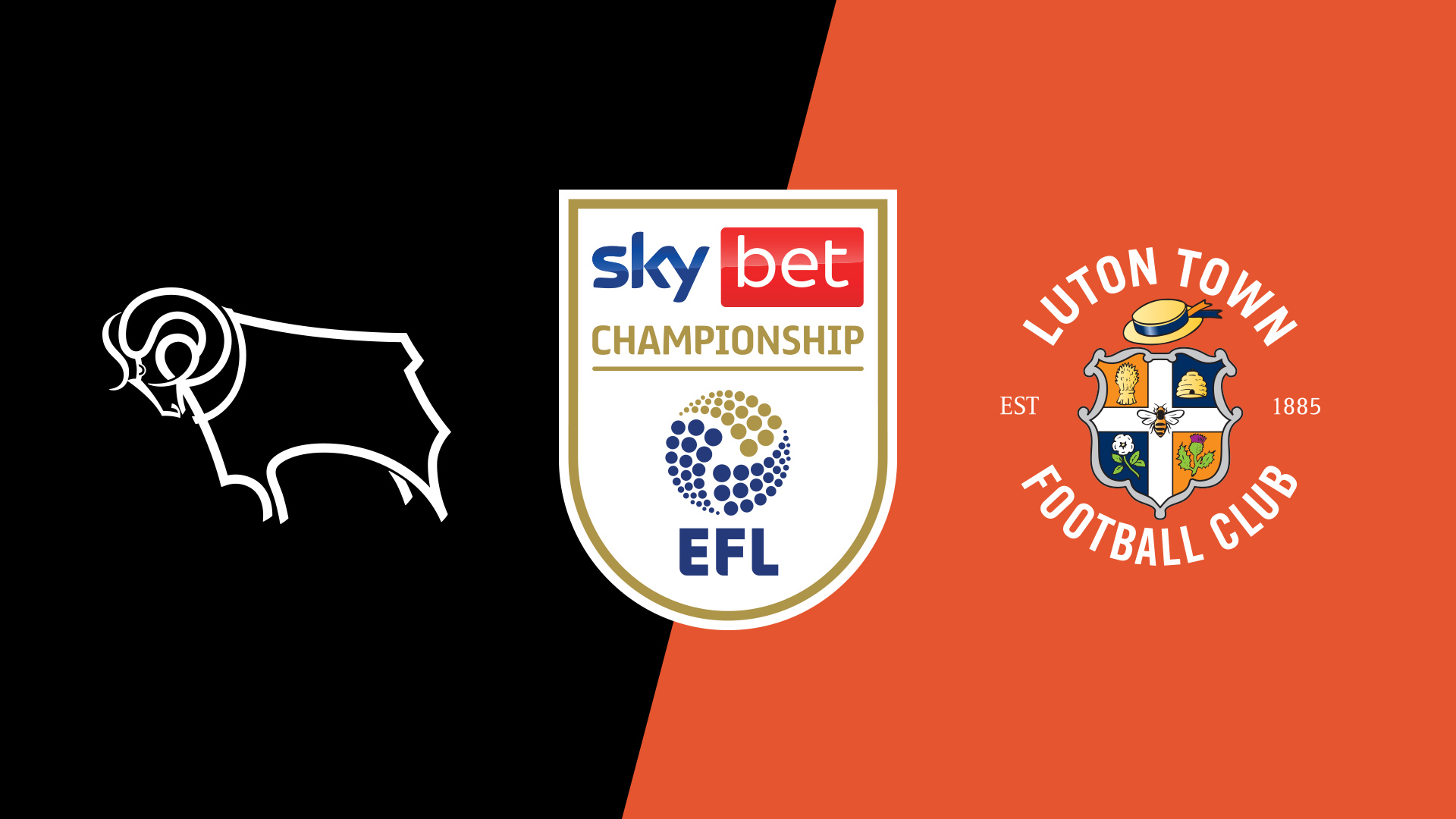 Watch English Football League Derby County vs. Luton Town - Paramount+
