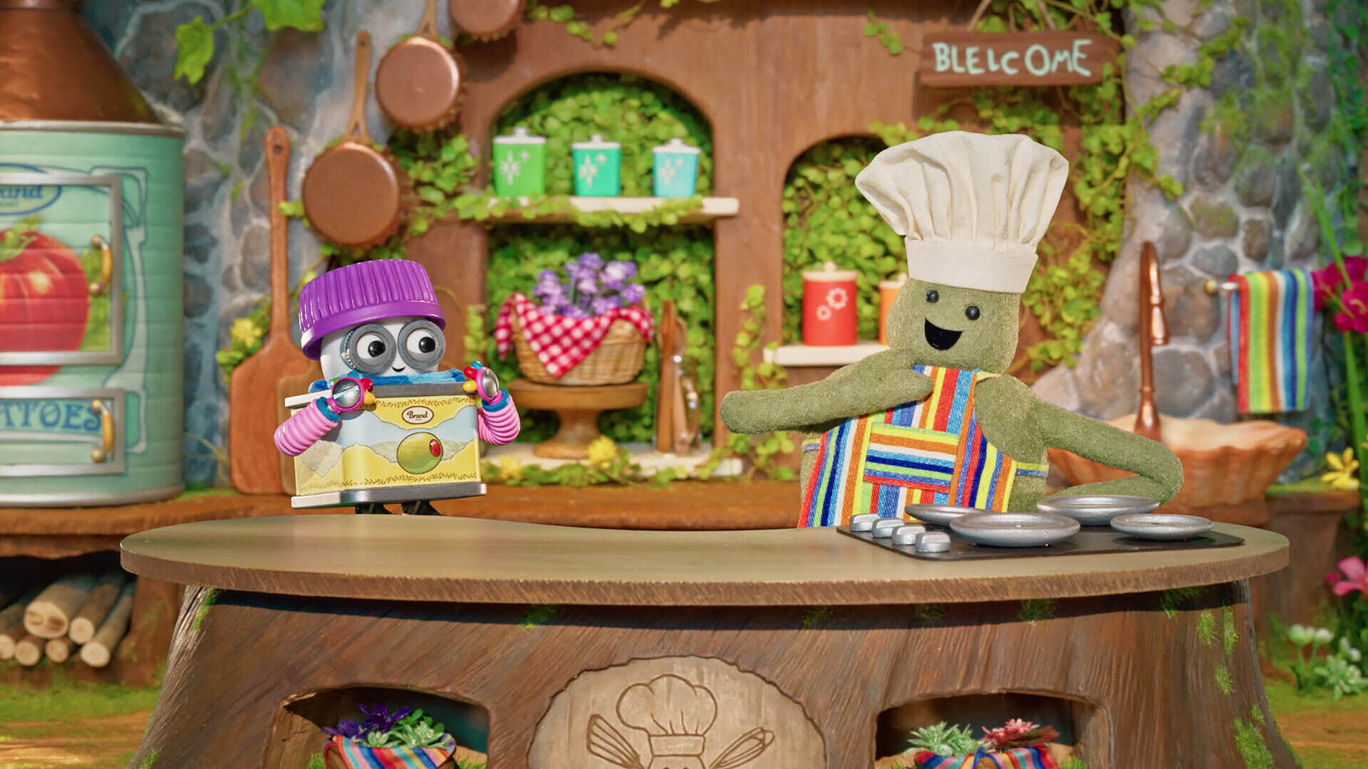 Watch The Tiny Chef Show Season 3 Episode 6: Chili & Cornbread/Layer ...