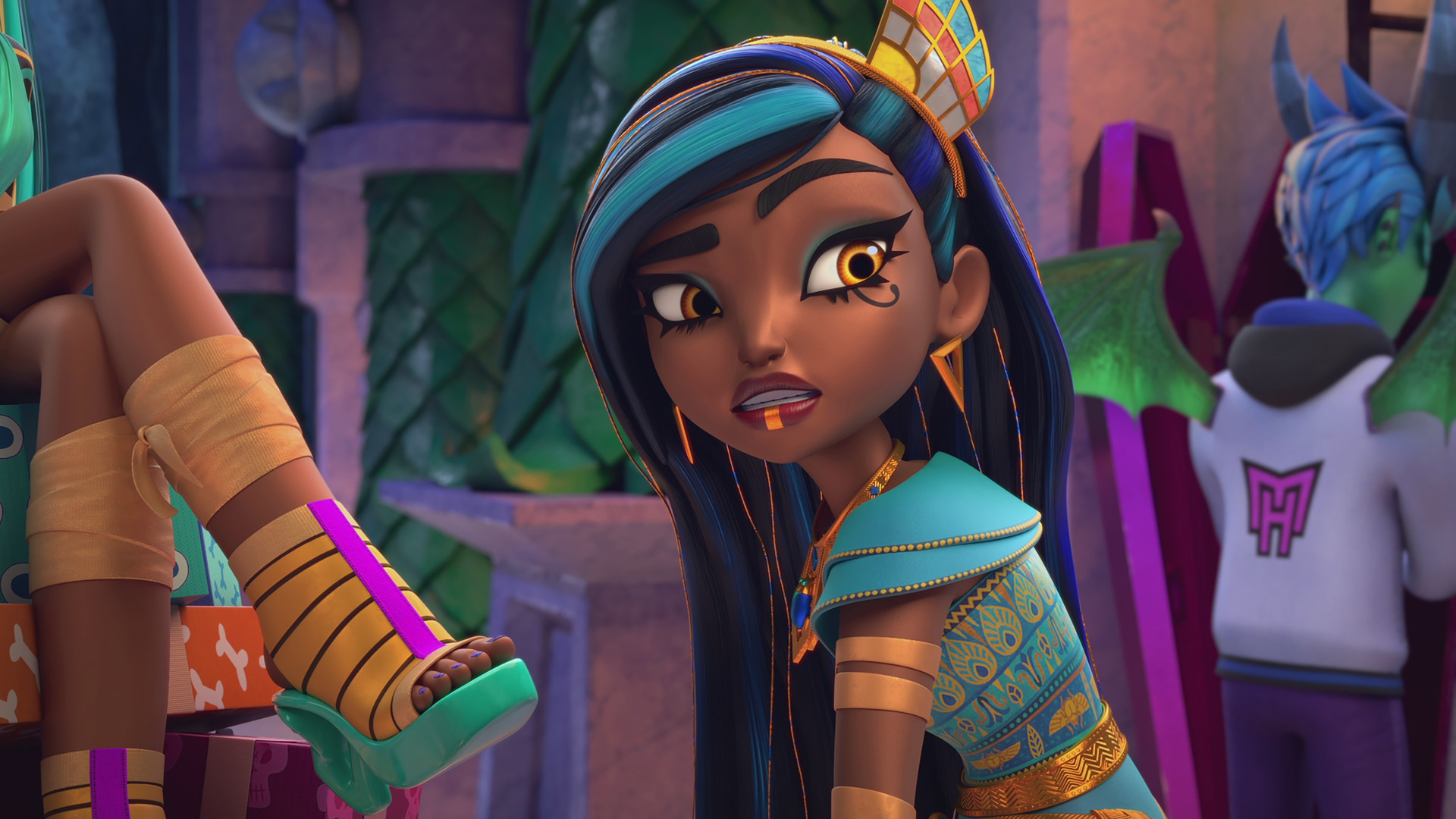 Watch Monster High Season 2 Episode 8: The Babysitter's Crypt/Humans In ...