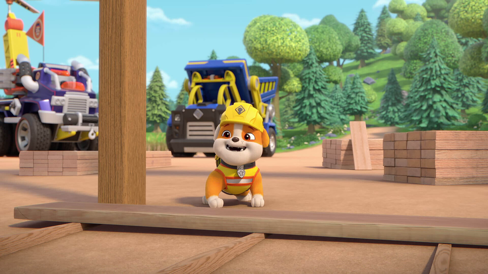 Watch Rubble & Crew Season 3 Episode 3: The Crew Builds a Sea Wall ...