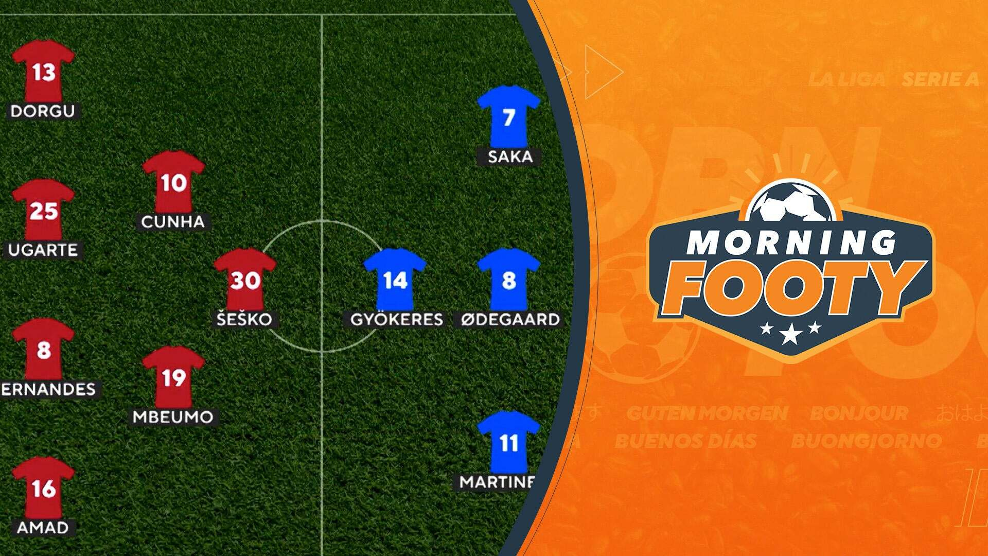 Watch CBS Sports Golazo Network Season 2026 Episode 11: Friday Morning Footy: Manchester United ...