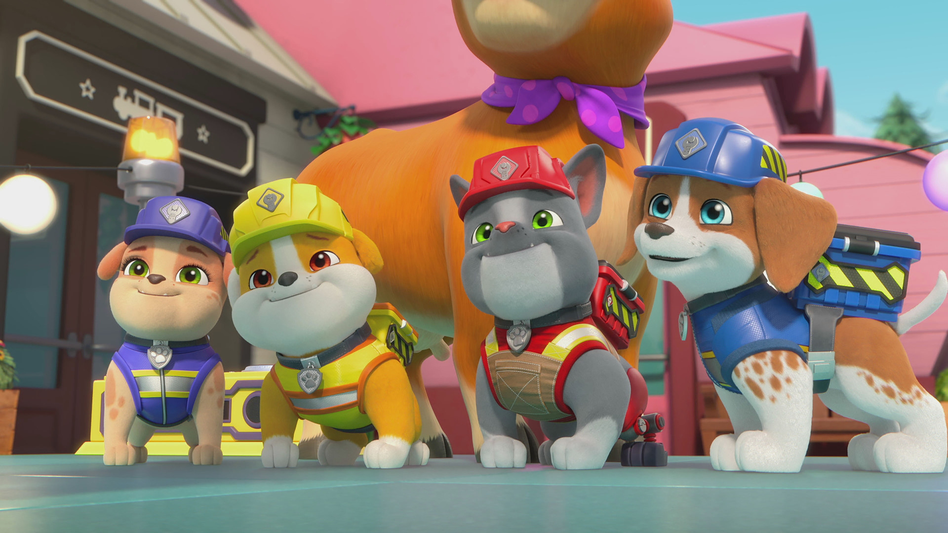 Watch Rubble & Crew Season 2 Episode 2: The Crew Builds a Train Station ...