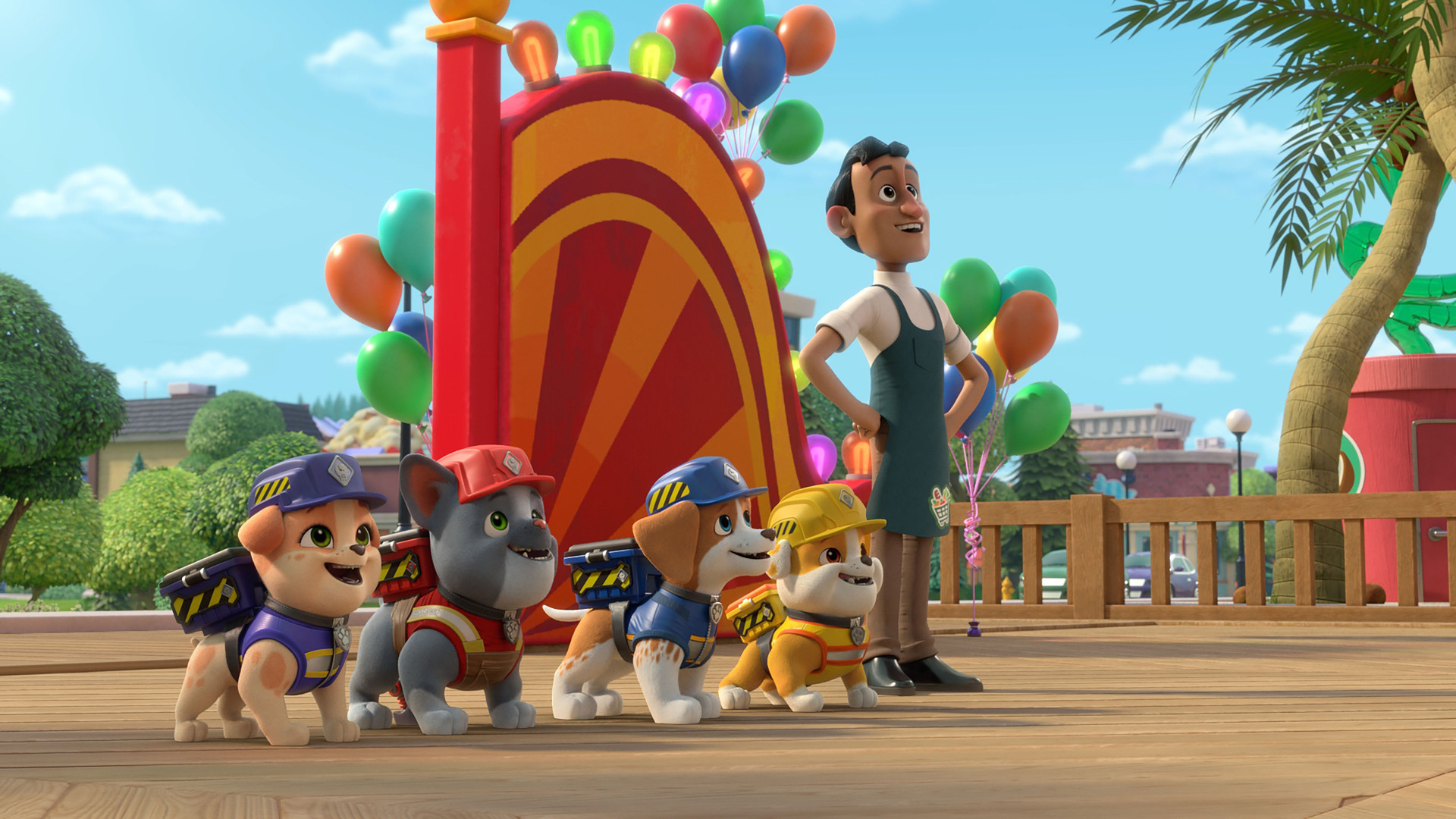 Watch Rubble & Crew Season 2 Episode 10: The Crew Builds a Ferris Wheel ...